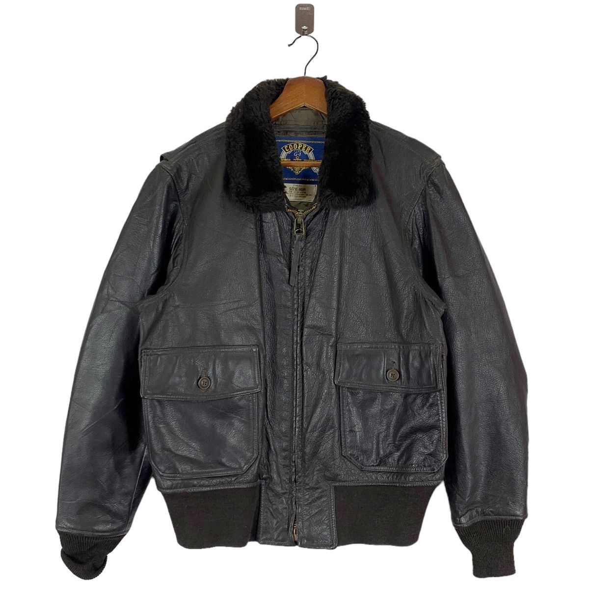 A2 Flyers Leather × Avirex × Cooper VINTAGE COOPER SPORTSWEAR TYPE G-1 ...