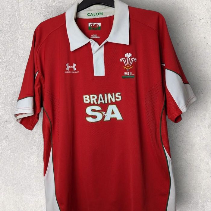 England Rugby League Under Armour Wales WRU Rugby Union National Jersey ...