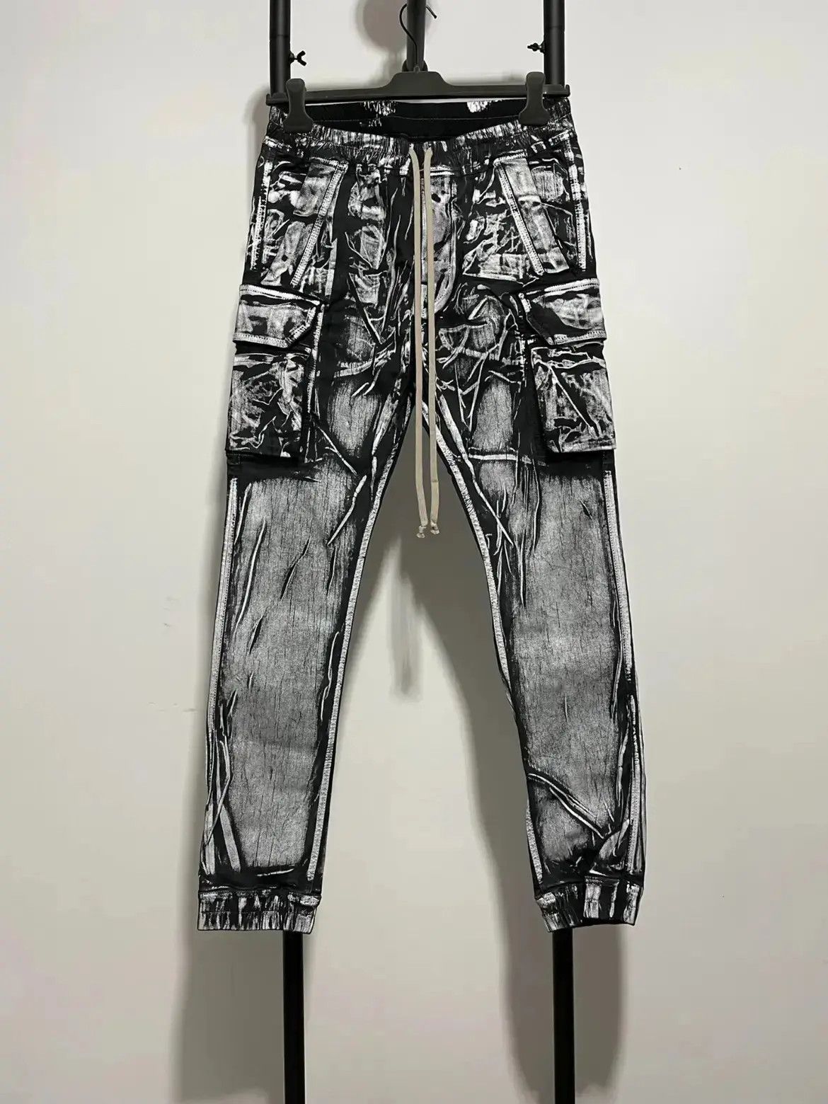 Rick Owens × Rick Owens Drkshdw Sz S Rick Owens Drkshdw White waxed ...