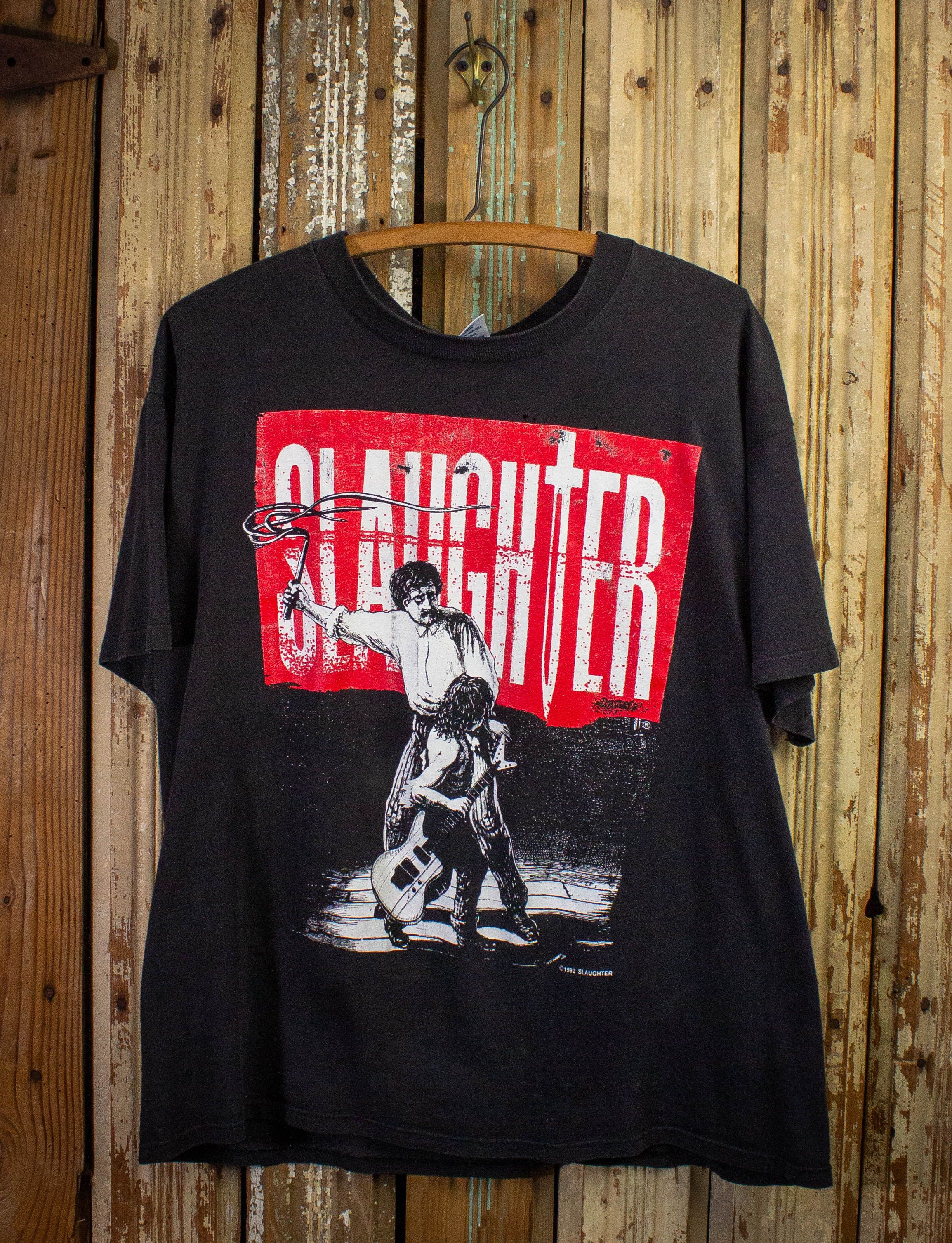 Vintage Vintage Slaughter The Wild Life Tour Concert T Shirt 1992-93 ...