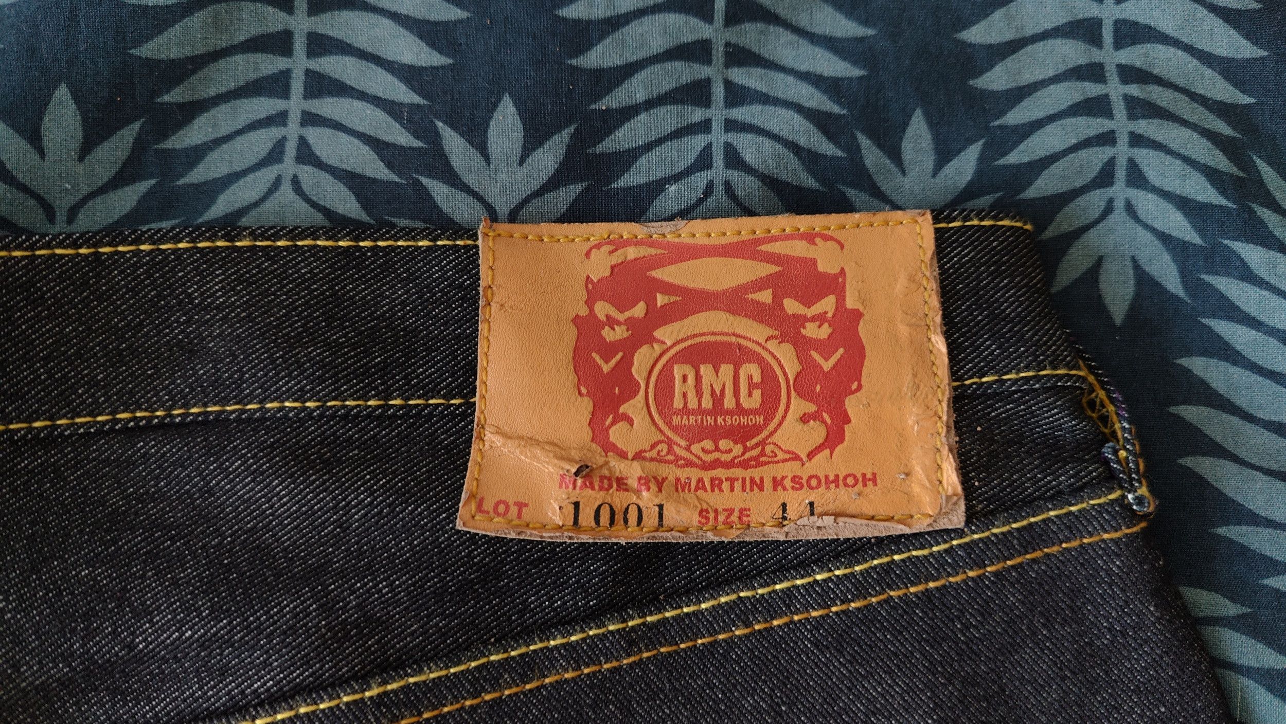 Japanese Brand × RMC Jeans RMC Red Monkey Company x Ksohoh Bondage Raw ...