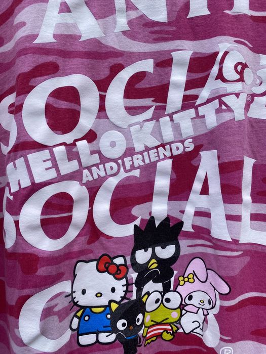 Anti Social Social Club Anti Social Social Club Hello Kitty Sanrio Pink ...