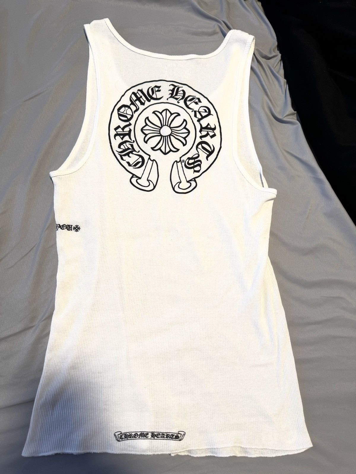 Chrome Hearts Chrome Hearts Horseshoe F You Tank Top White | Grailed
