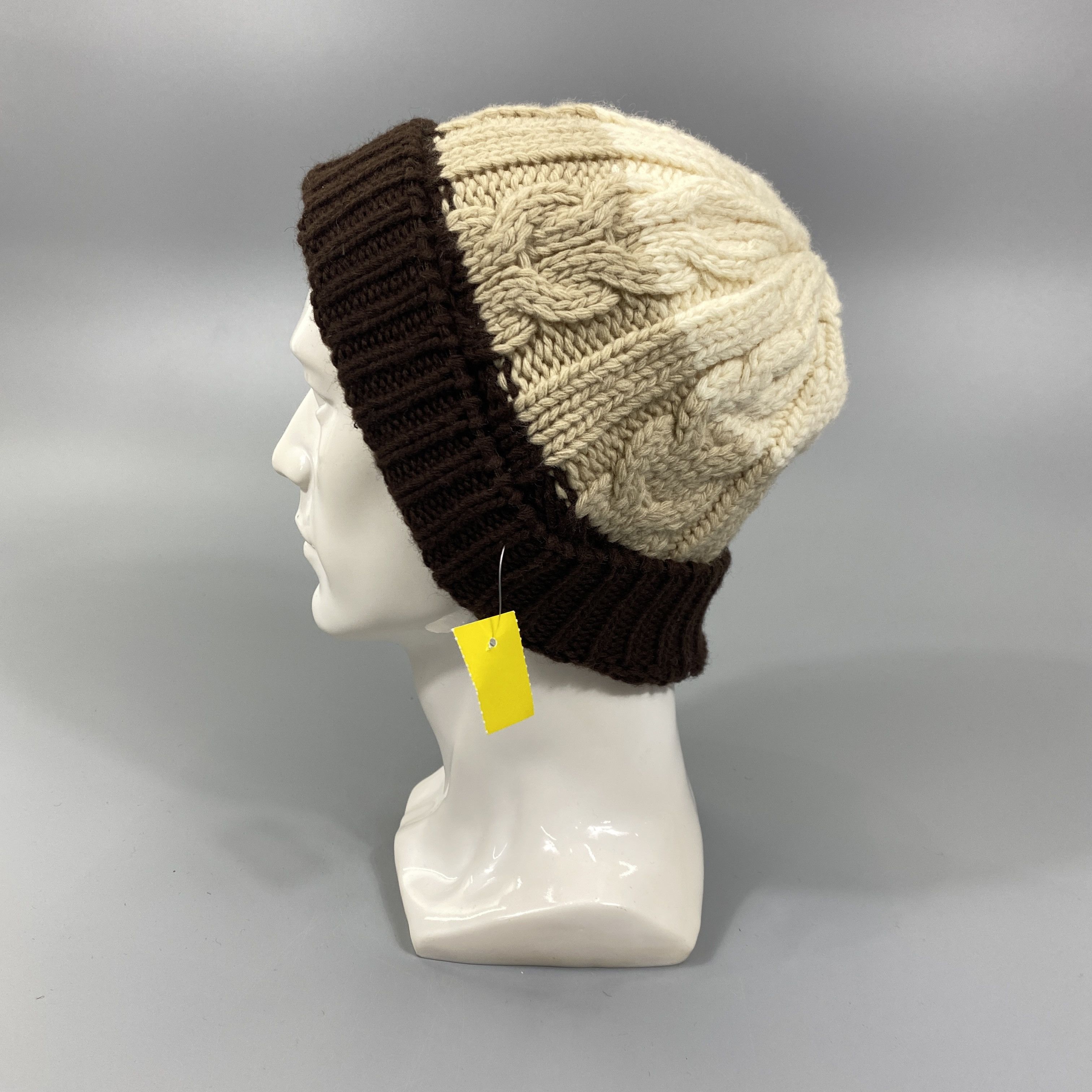 Vintage Stripes Knitted Snow Cap Hat -BN665 | Grailed