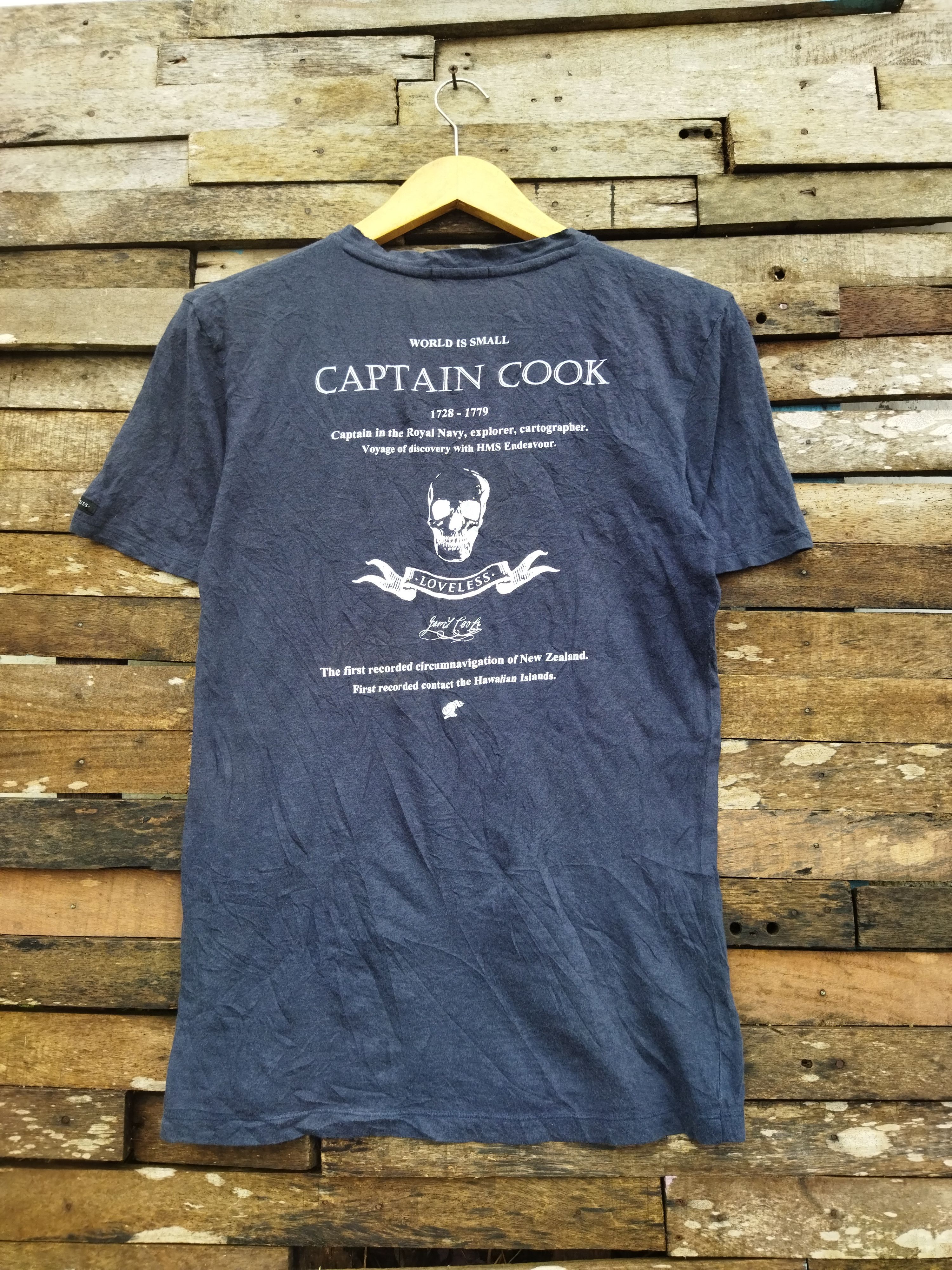 Loveless captain Cook skull loveless t-shirts | Grailed