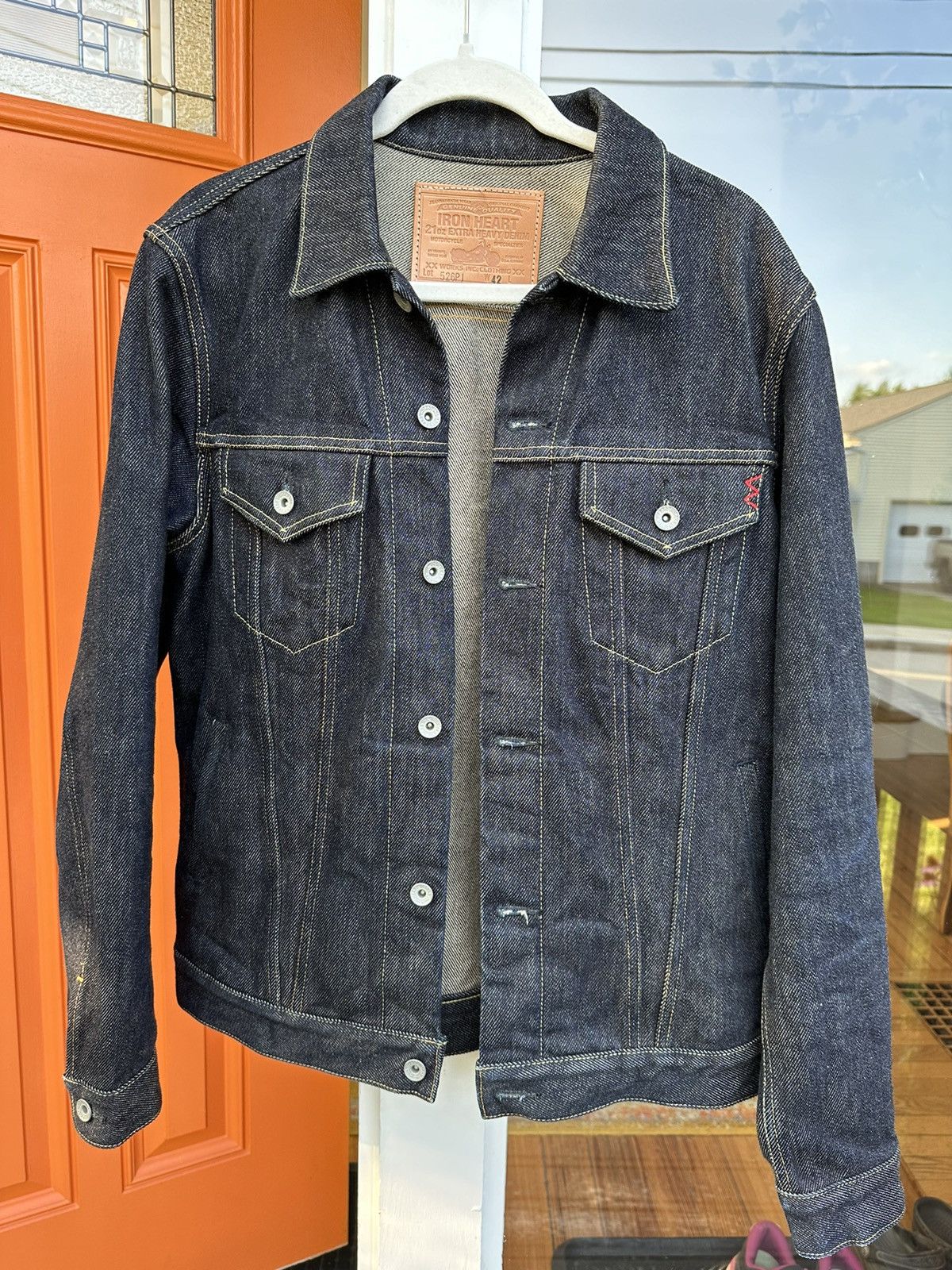 Iron Heart 21oz Selvedge Denim Modified Type III Jacket - Indigo | Grailed