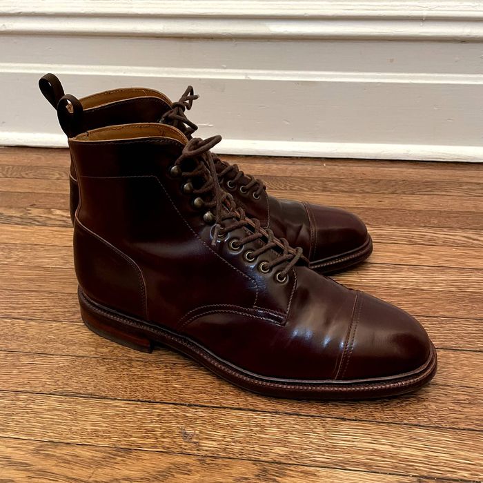 Meermin Meermin color #8 Horween Shell Cordovan Boots 7.5UK - 8.5US ...