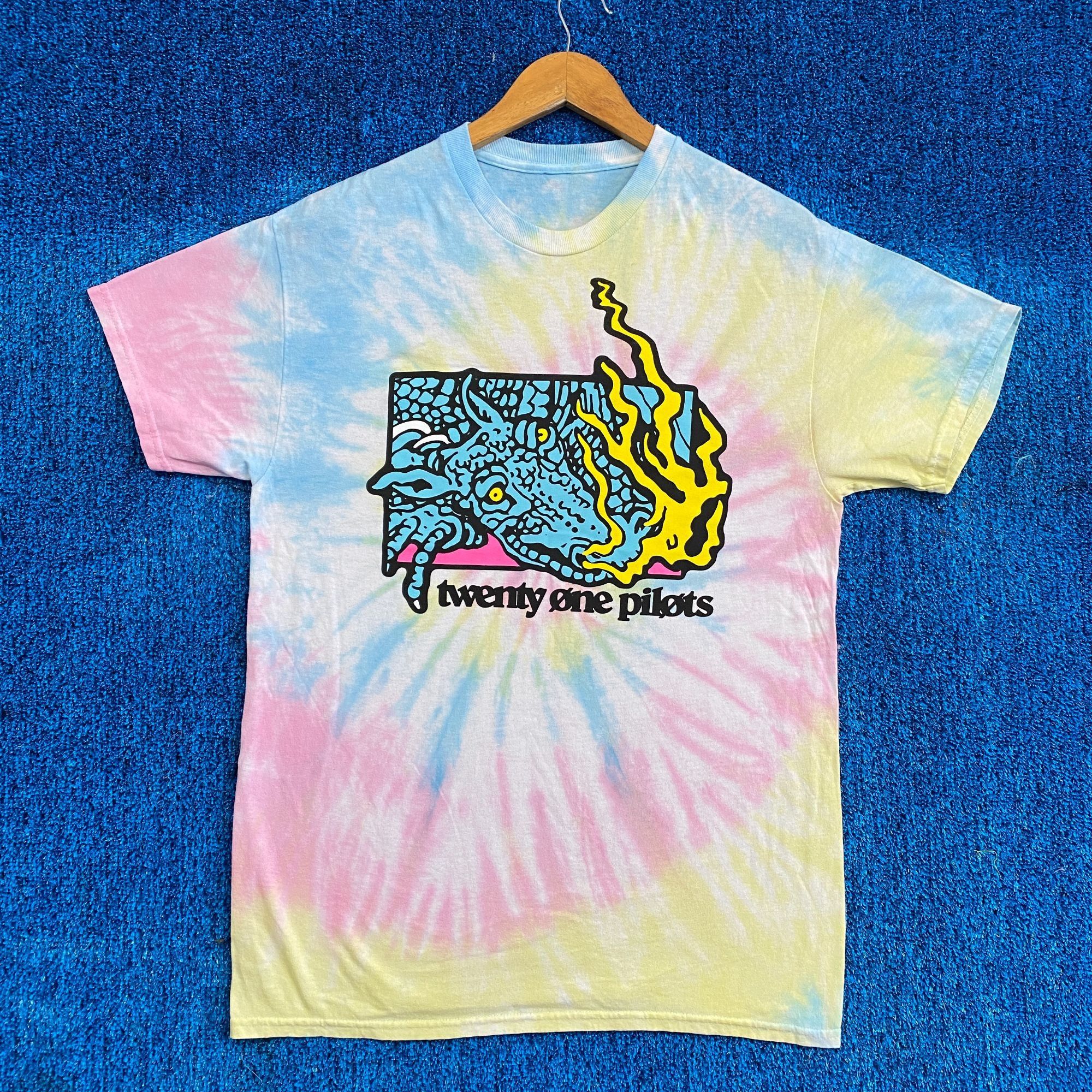 Streetwear Twenty One Pilots Trash the Dragon Rock Tie Dye M | Grailed
