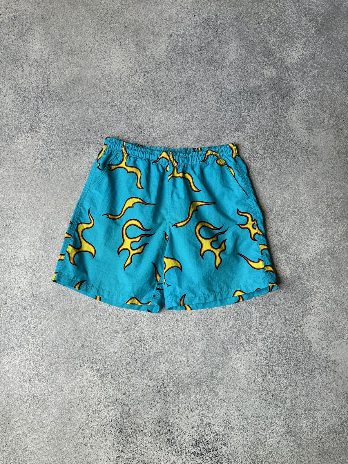 Vintage Vintage Golf Wang Tyler The Creator Blue Flame Shorts | Grailed