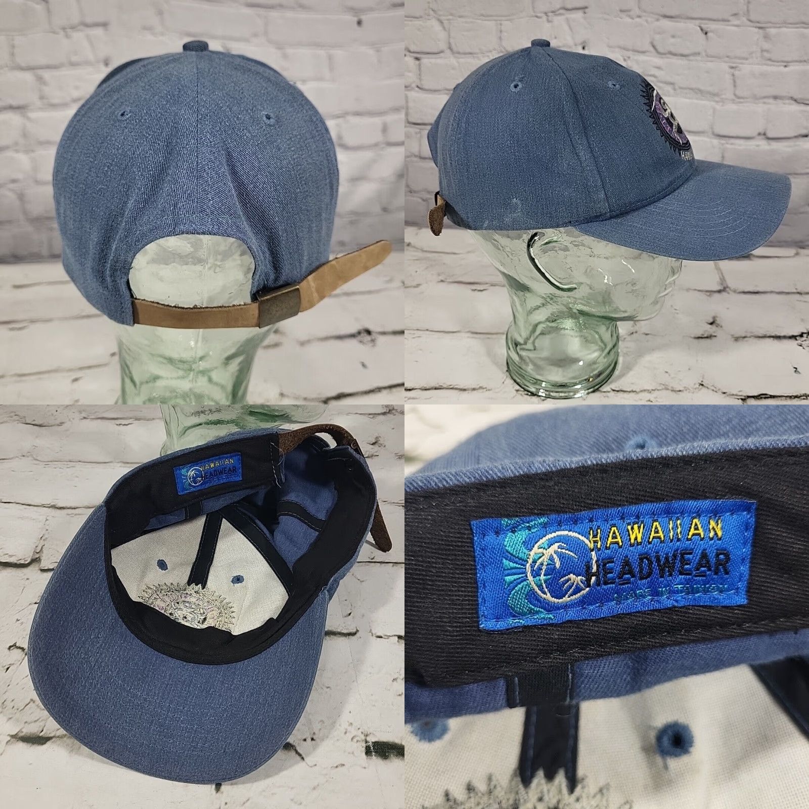 Bally Vintage Style Adjustable Hawaiian Ball Cap with Fun Sun Inspired ...