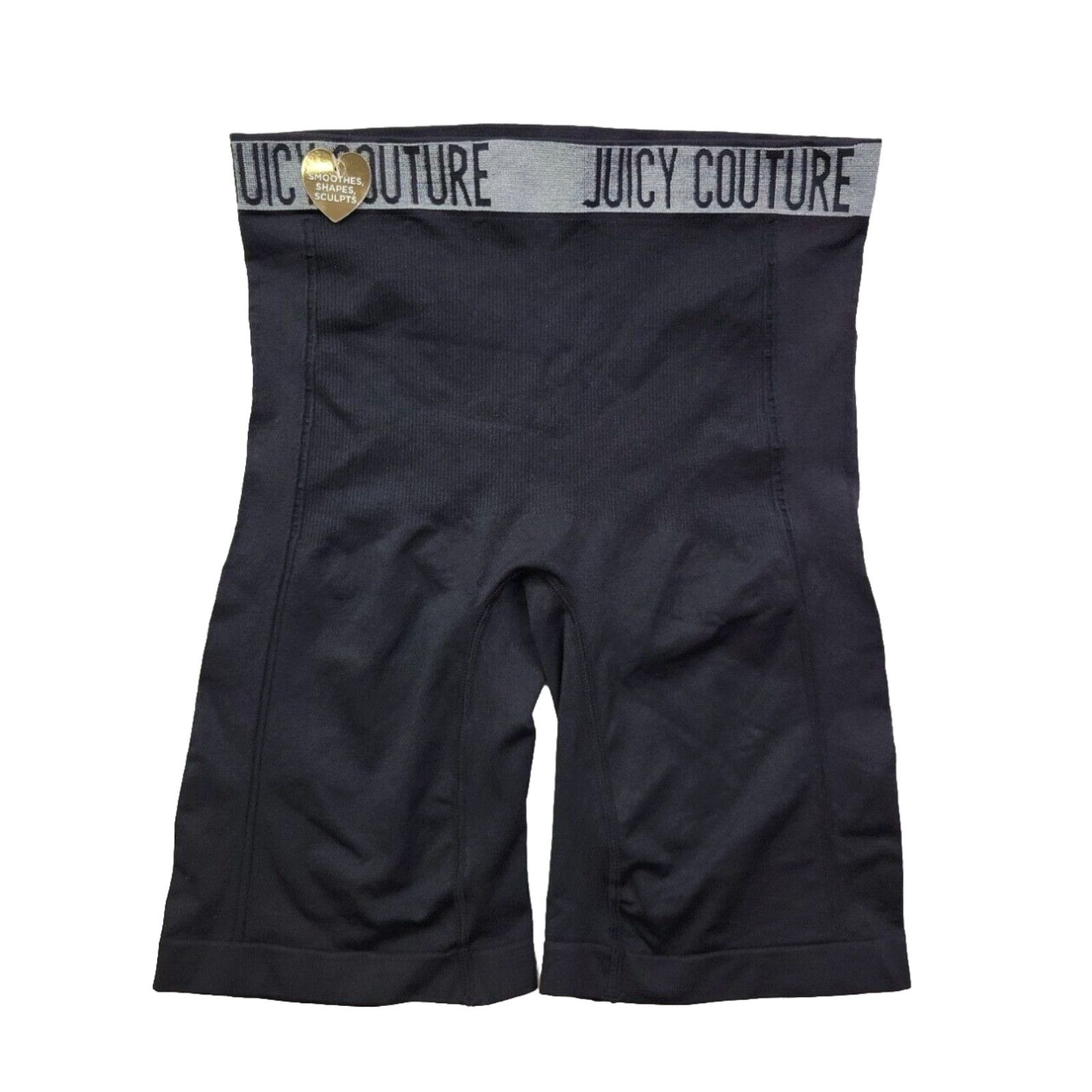 Juicy Couture NEW Juicy Couture Women's L Black Bike Sculpting Smoothing Shorts Cheer Dance ...