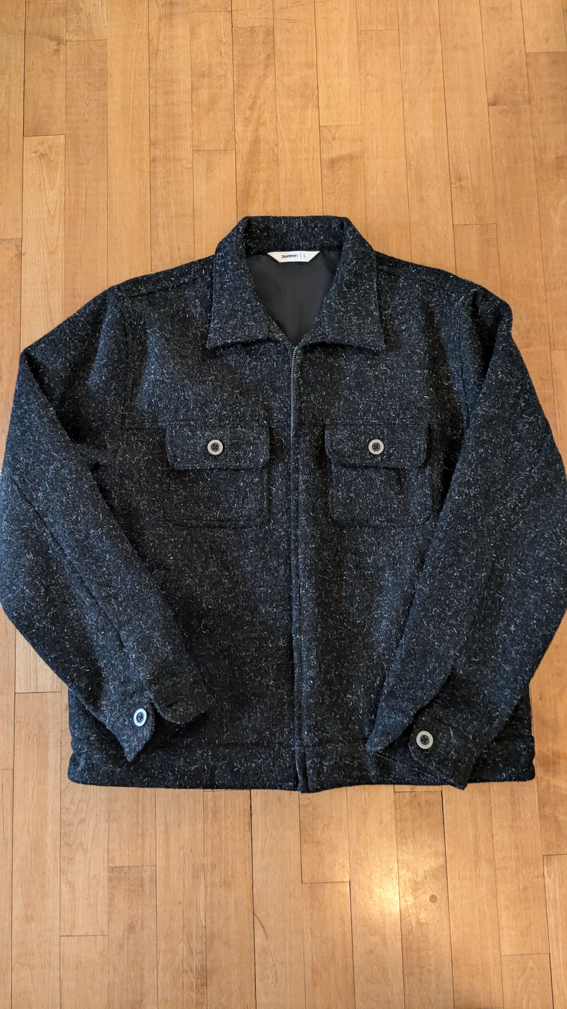 3sixteen Hairy wool mechanic jacket | Grailed