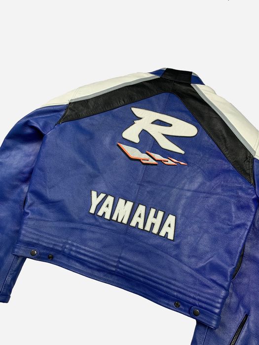Yamaha Vintage Yamaha Leather Jacket Motorcycle Racing Jacket | Grailed