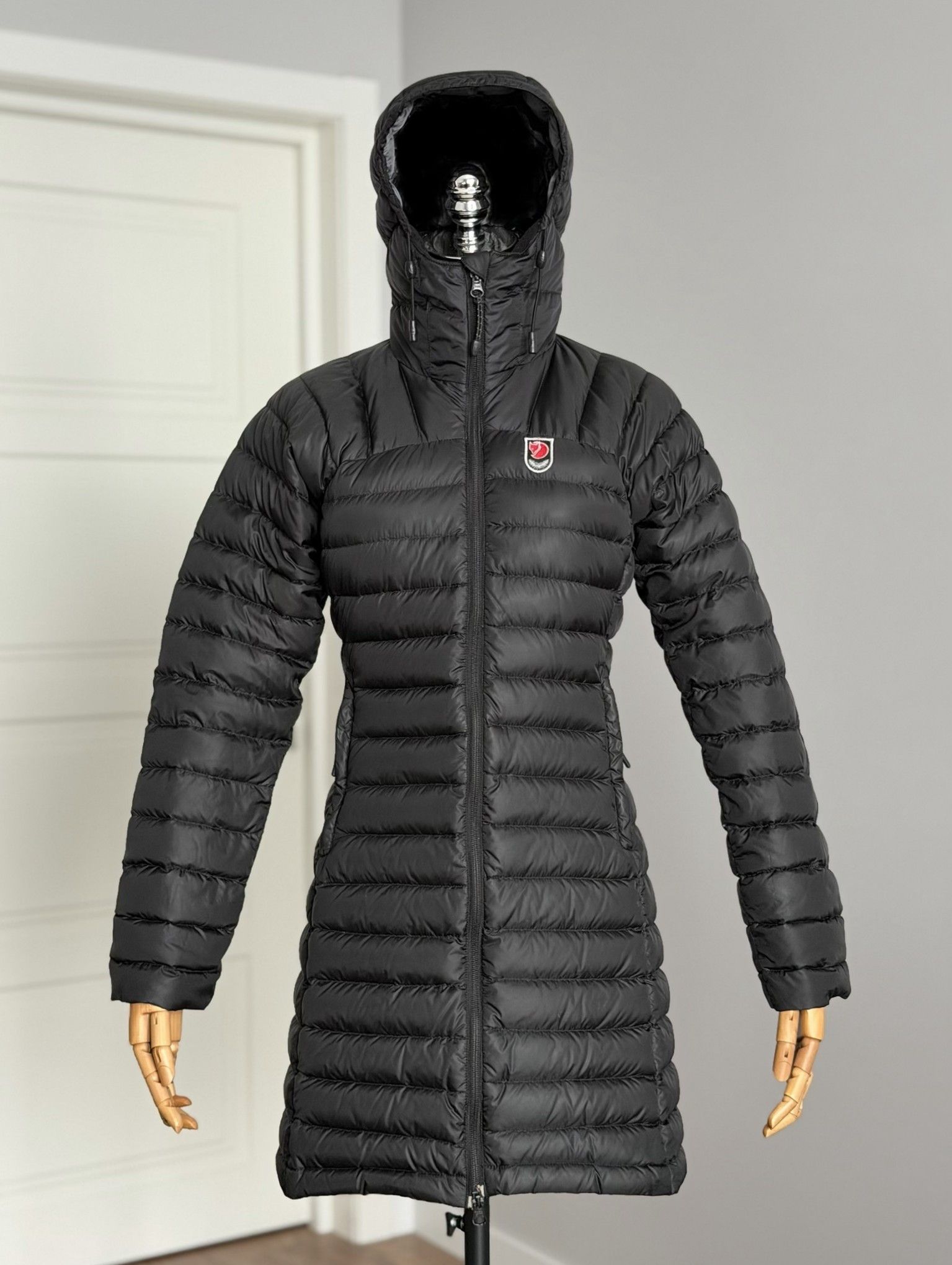 Fjallraven FJALLRAVEN 80773 Snow Goose Jacket Down Long Parka Black ...