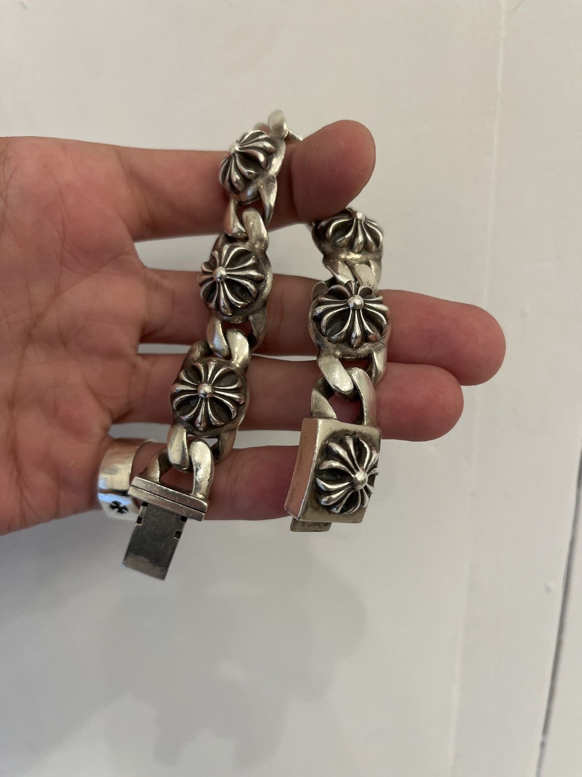 Chrome Hearts Chrome hearts plus link cuban bracelet *rare* | Grailed