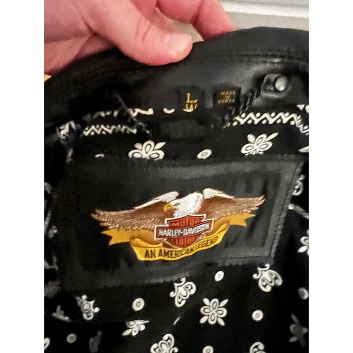 Harley Davidson Harley-Davidson Leather Hacienda Silver Concho ...