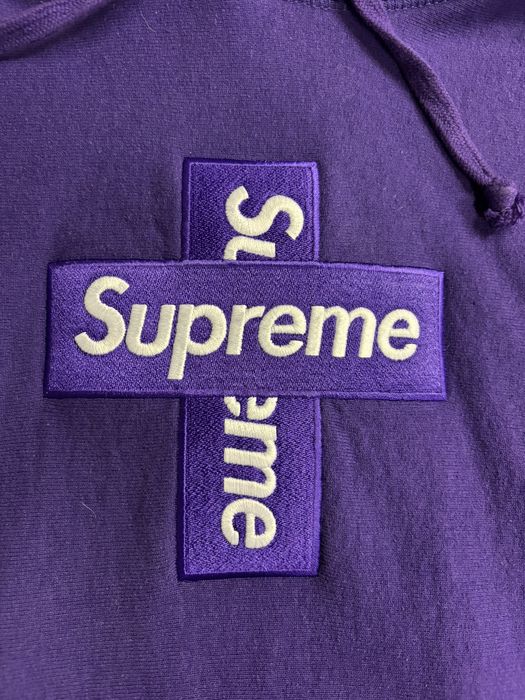 Supreme Cross Box Logo Hoodie | Grailed