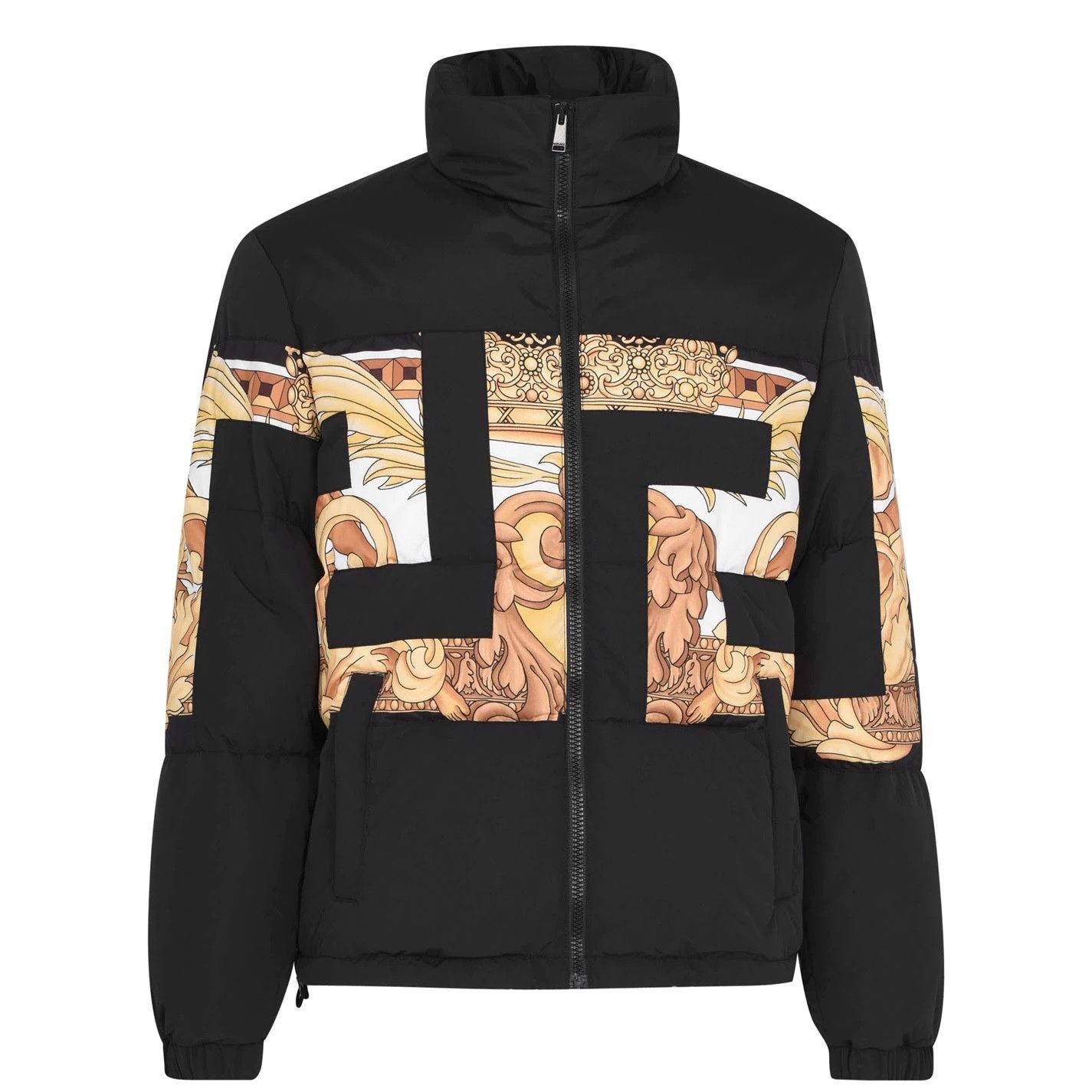 Versace Versace Greca Jacket Black Gold Men's Size IT 50 Down | Grailed