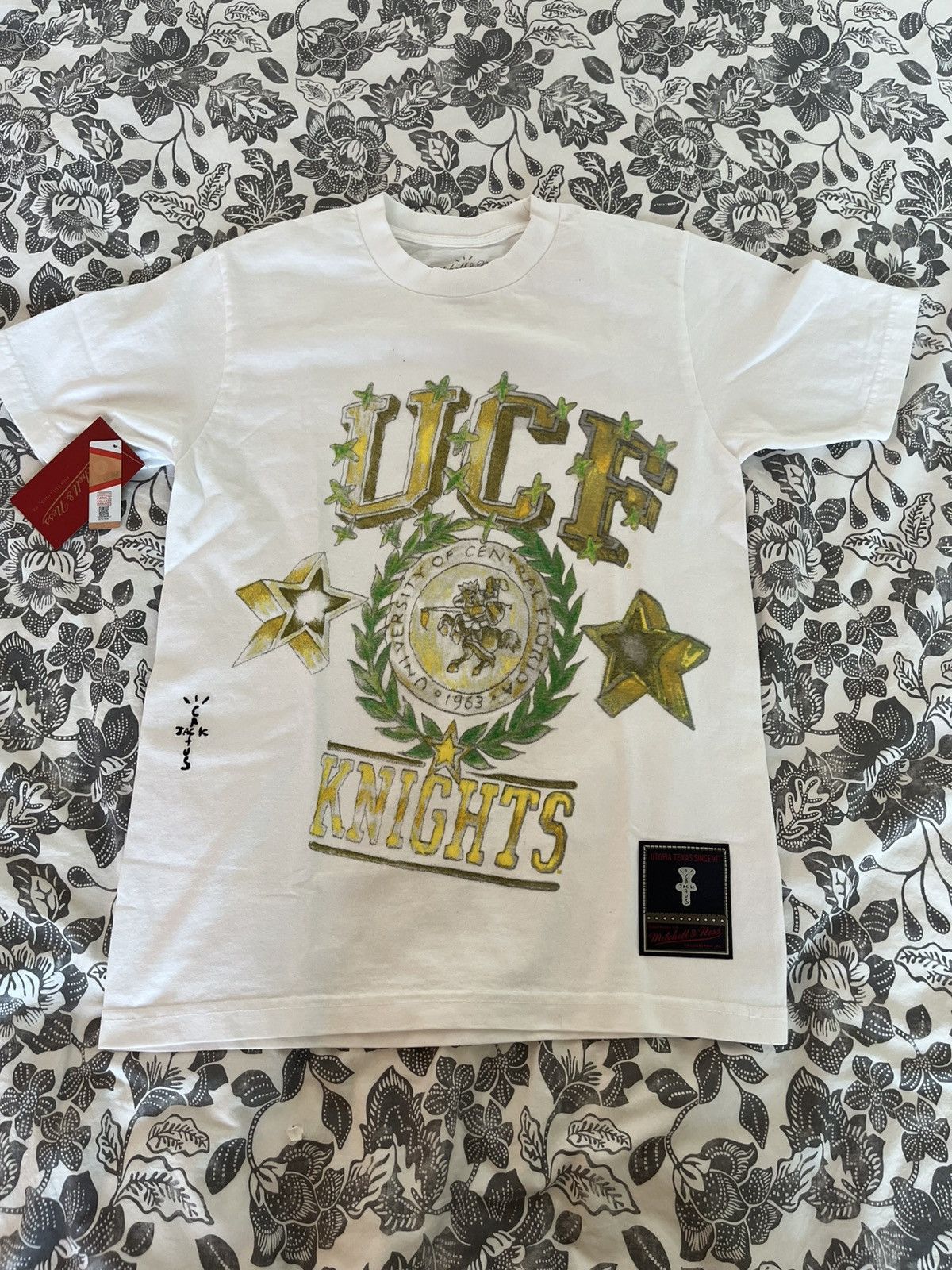 Travis Scott Travis Scott x Mitchell & Ness UCF Knights T-Shirt | Grailed