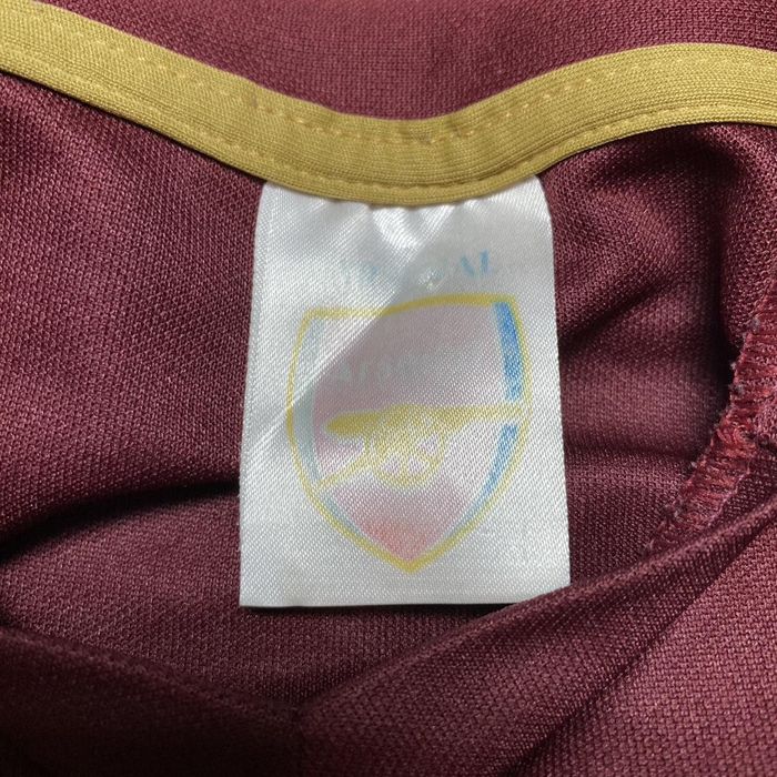 Soccer Jersey Arsenal O2 Henry "14" Burgundy Jersey | Grailed