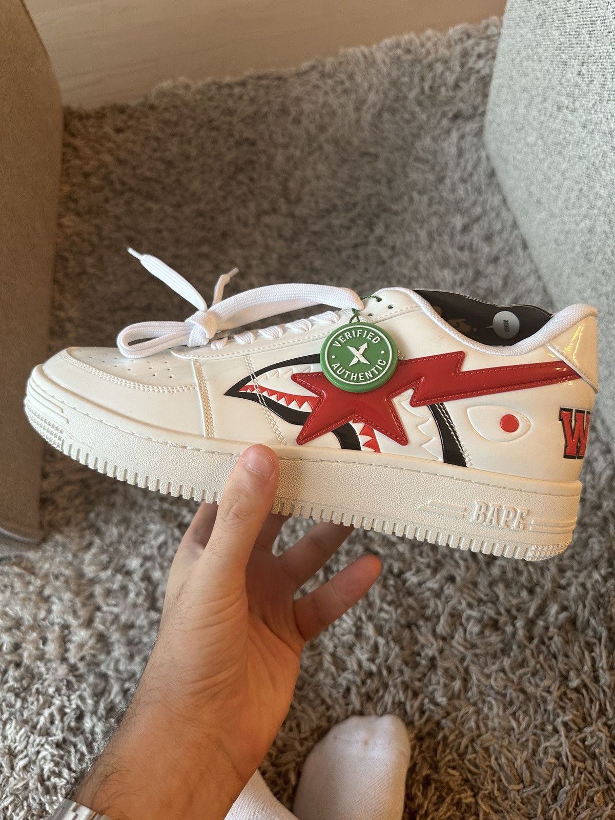 Bape Shark Bape Sta Low | Grailed