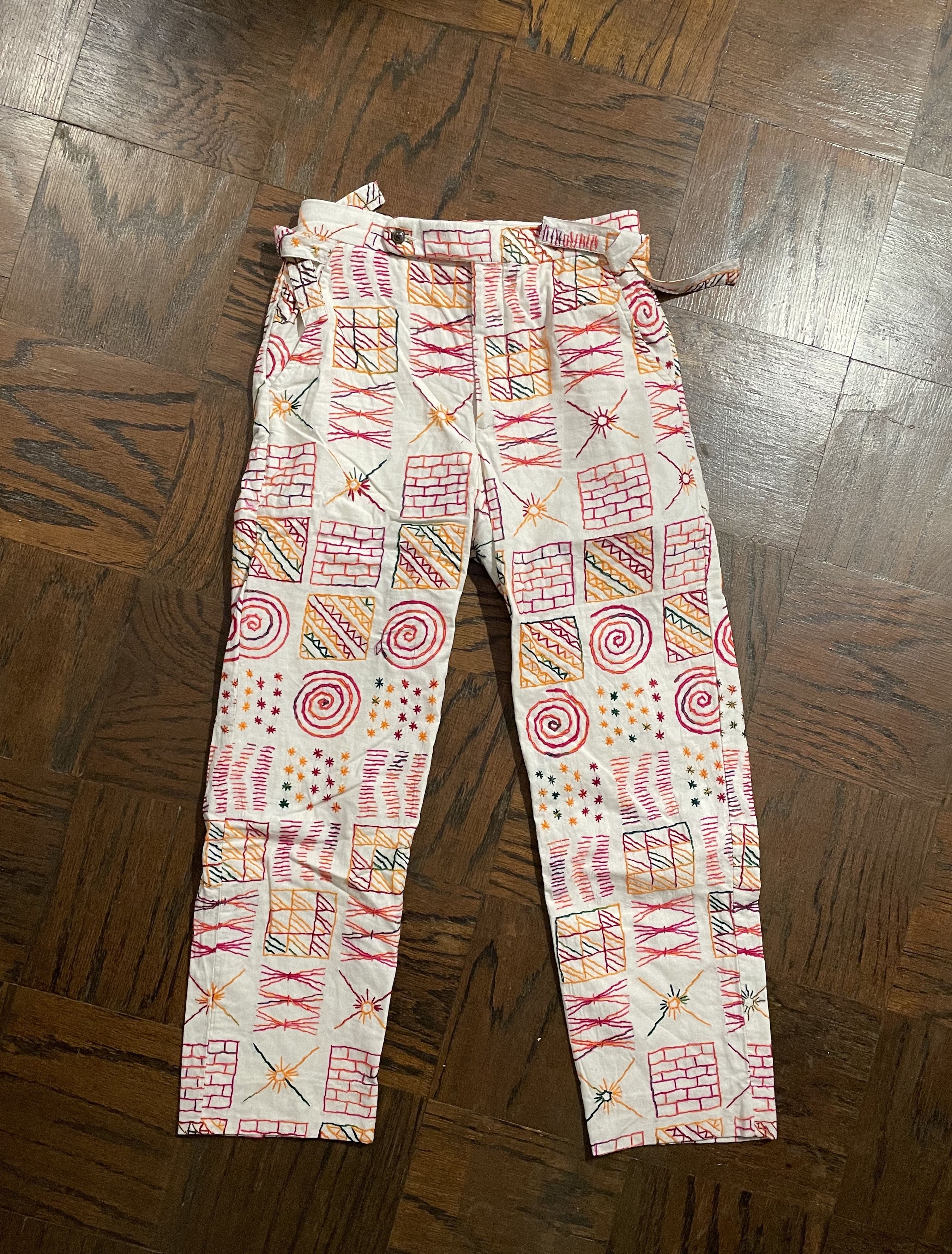 Bode Bode Doodle Stitch Trousers | Grailed