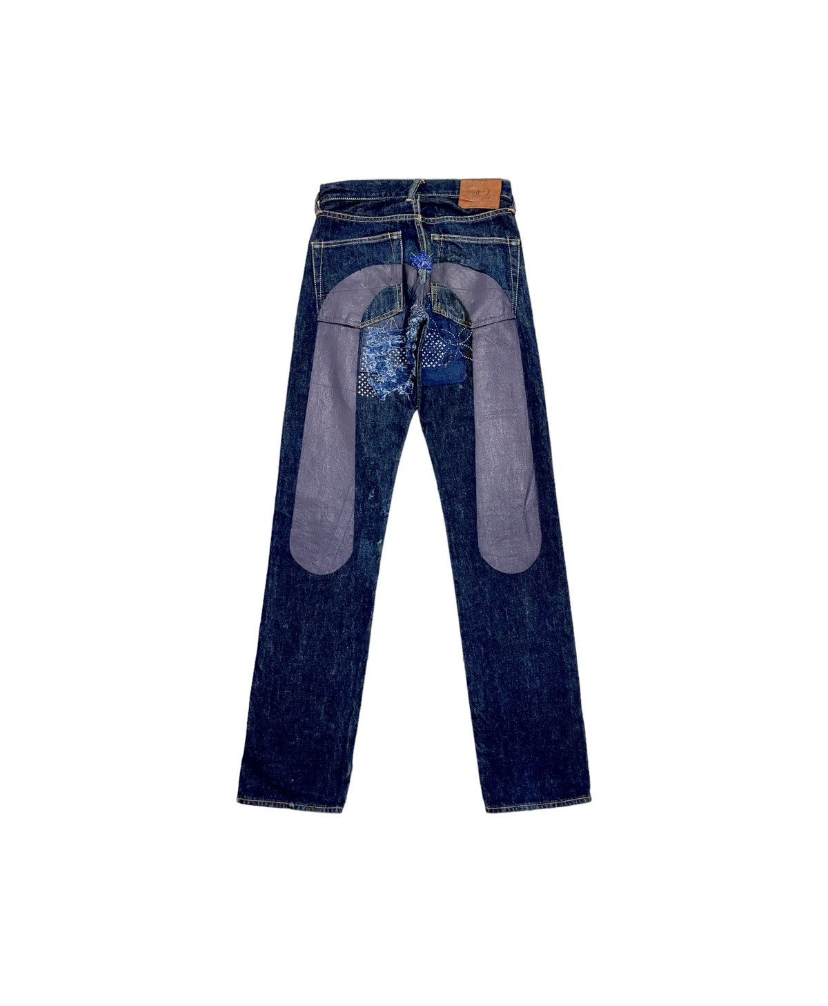 Evisu Vintage Evisu Daicock Purple Custom Sashiko x Boro | Grailed