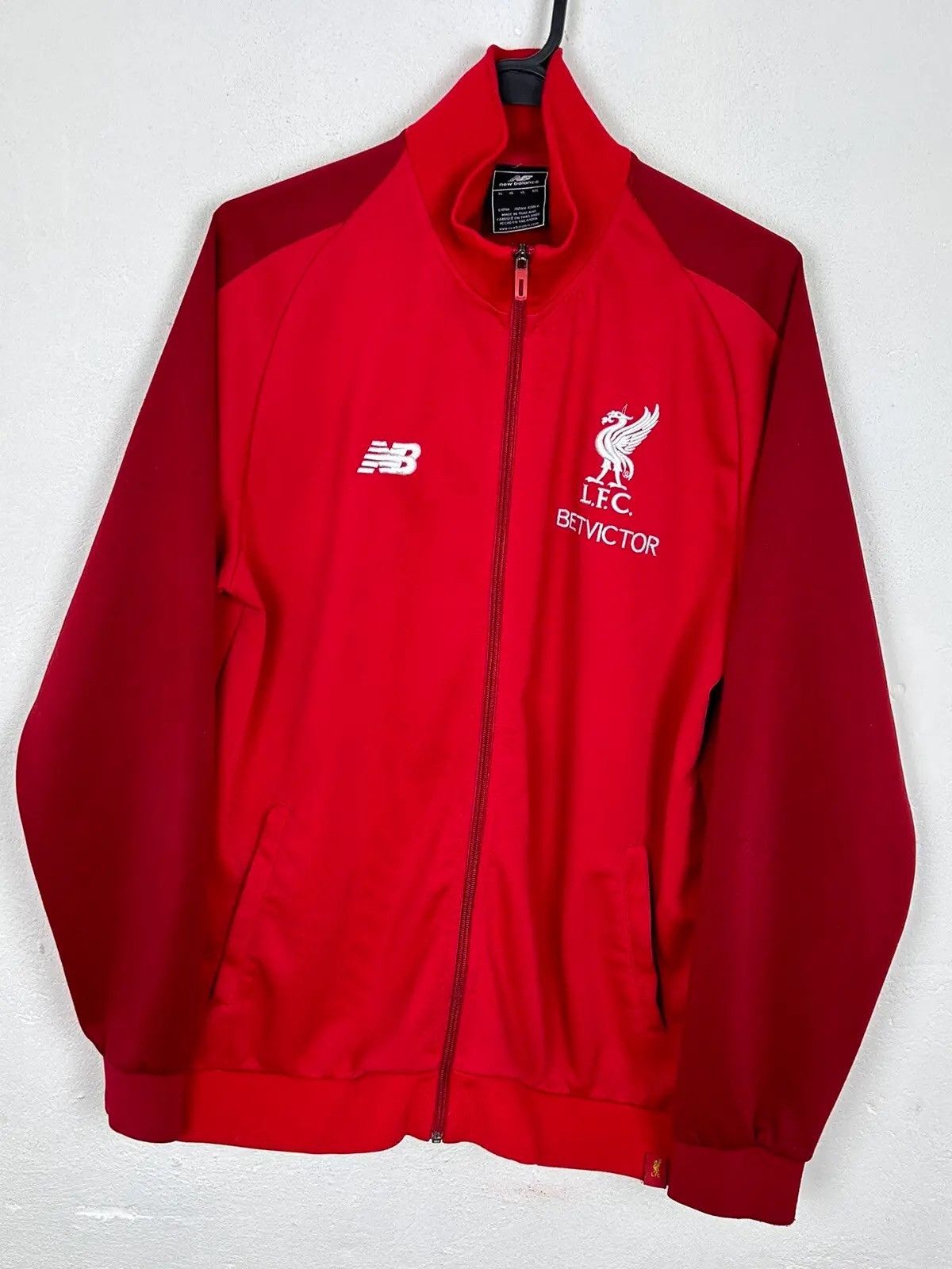 New Balance New Balance x Liverpool Tracksuit Training Jacket In Red ...