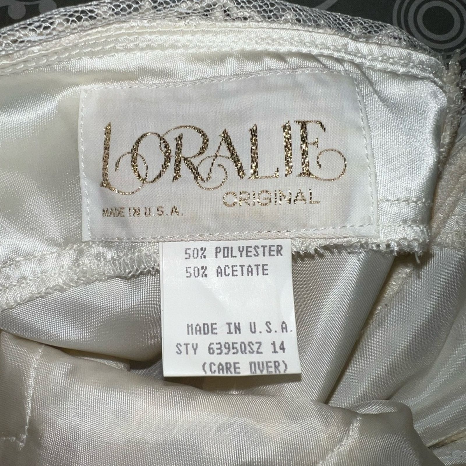 Vintage Beautiful Vintage 1980s/90s Loralie Lace Wedding Gown! | Grailed