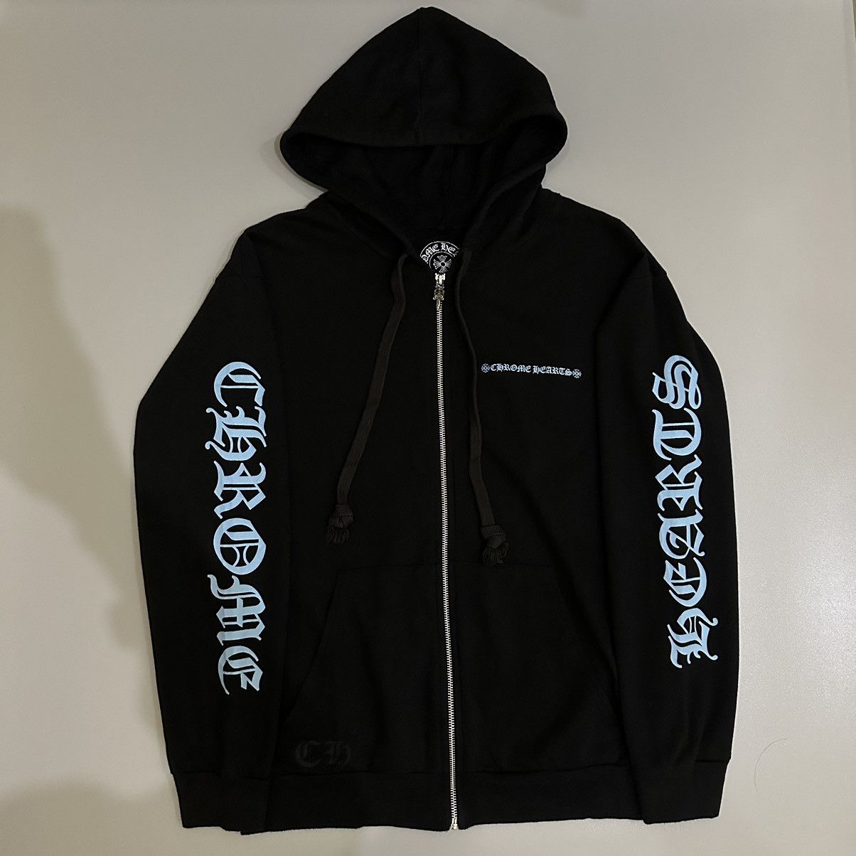 Chrome Hearts Chrome Hearts - Full zip Jacket - Blue Script | Grailed