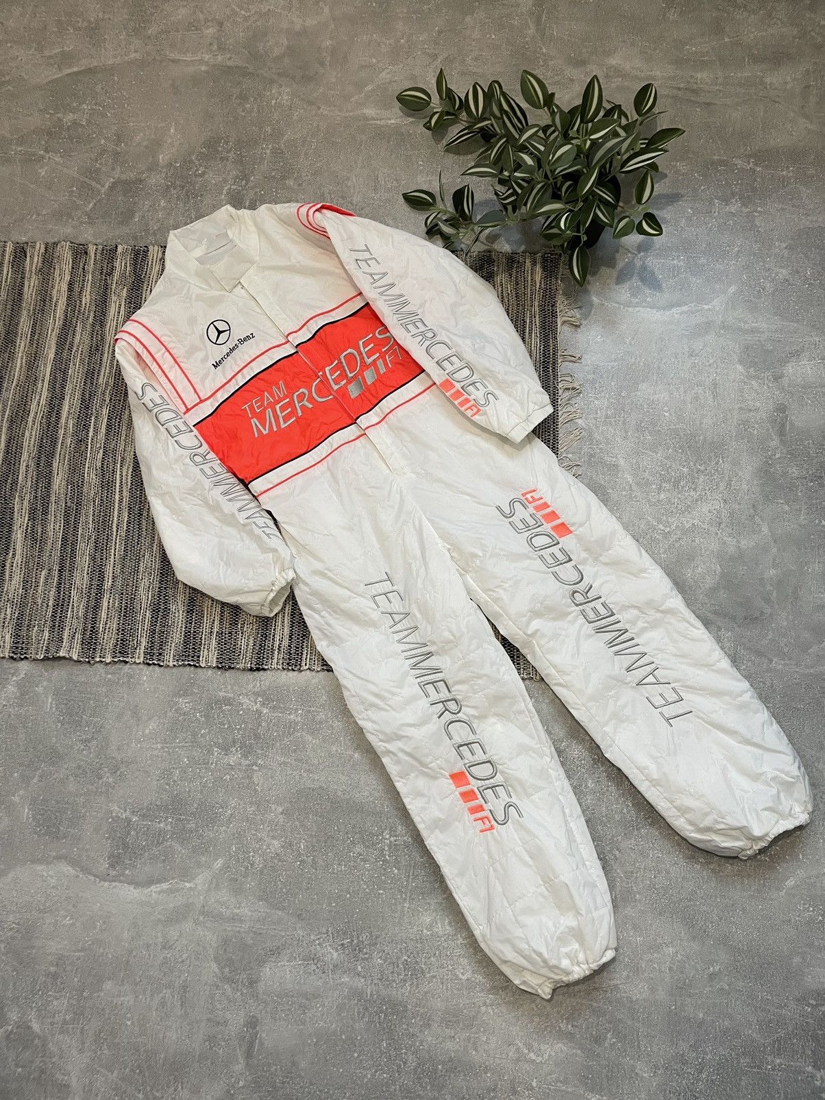 Mercedes Benz × Racing × Streetwear Mercedes Benz rare nascar jacket ...