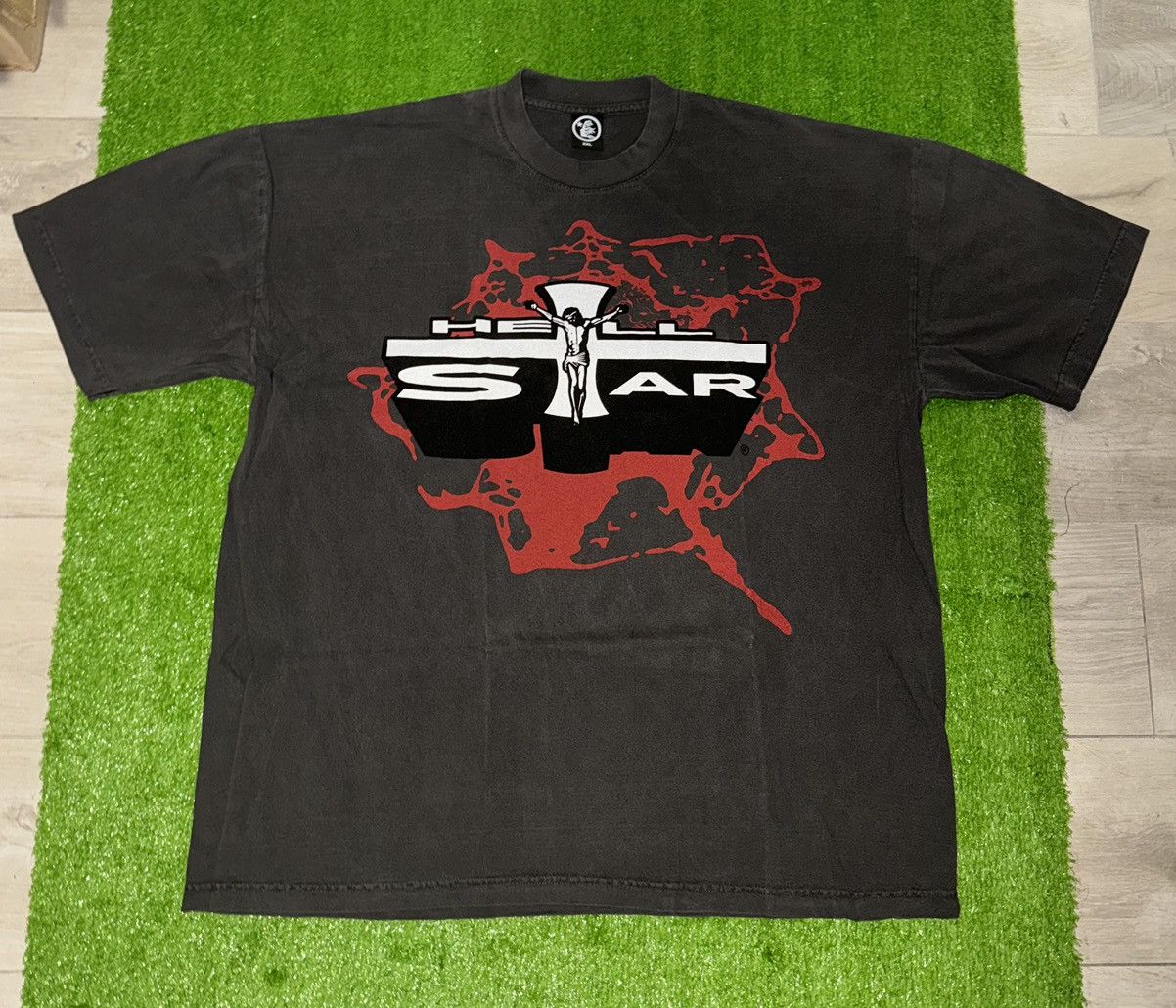 HELLSTAR Hellstar Jesus Emblem Tee | Grailed