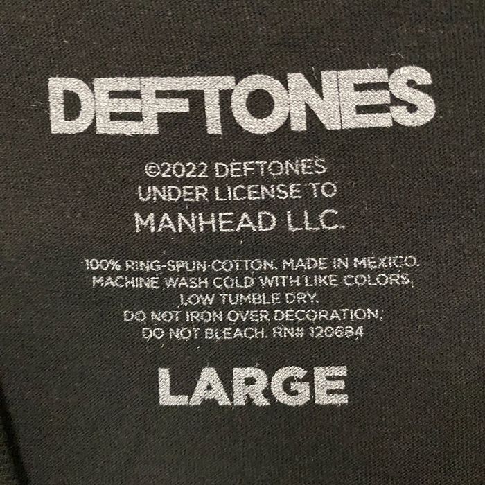 Rock Band Deftones Red & Blue Roses Nu Metal Band Tee L | Grailed