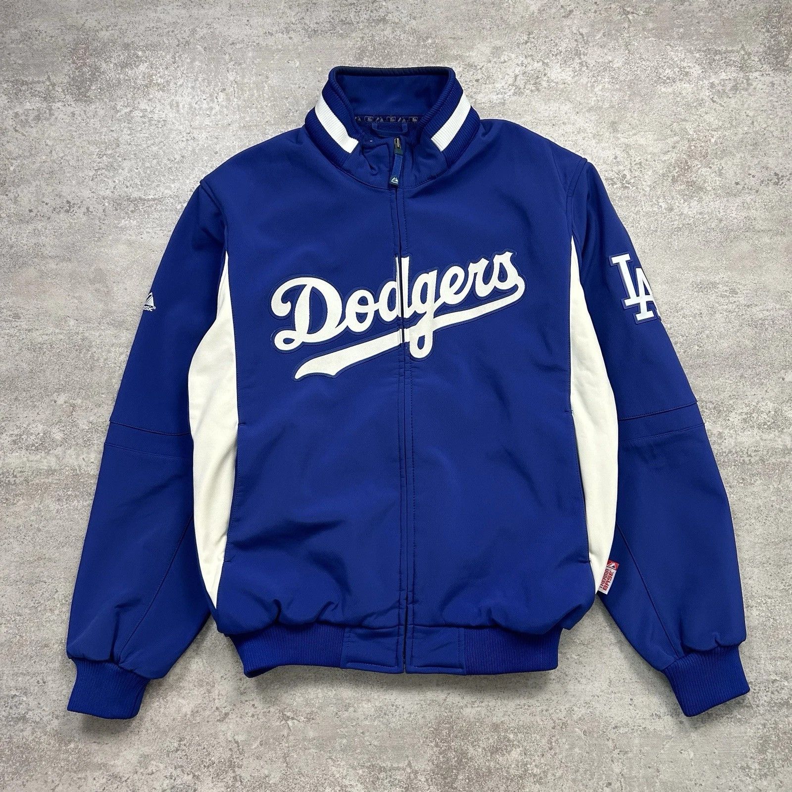 MLB × Majestic × Vintage Los Angeles Dodgers MAJESTIC AUTHENTIC BOMBER ...