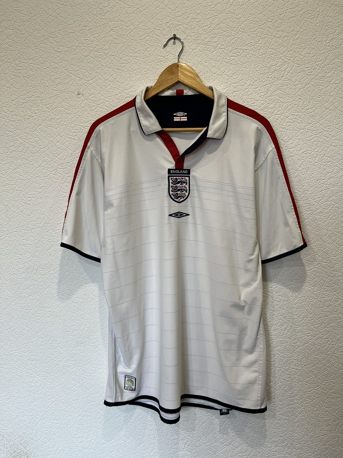 Soccer Jersey × Umbro × Vintage Umbro England 2004 Home Kit Soccer ...