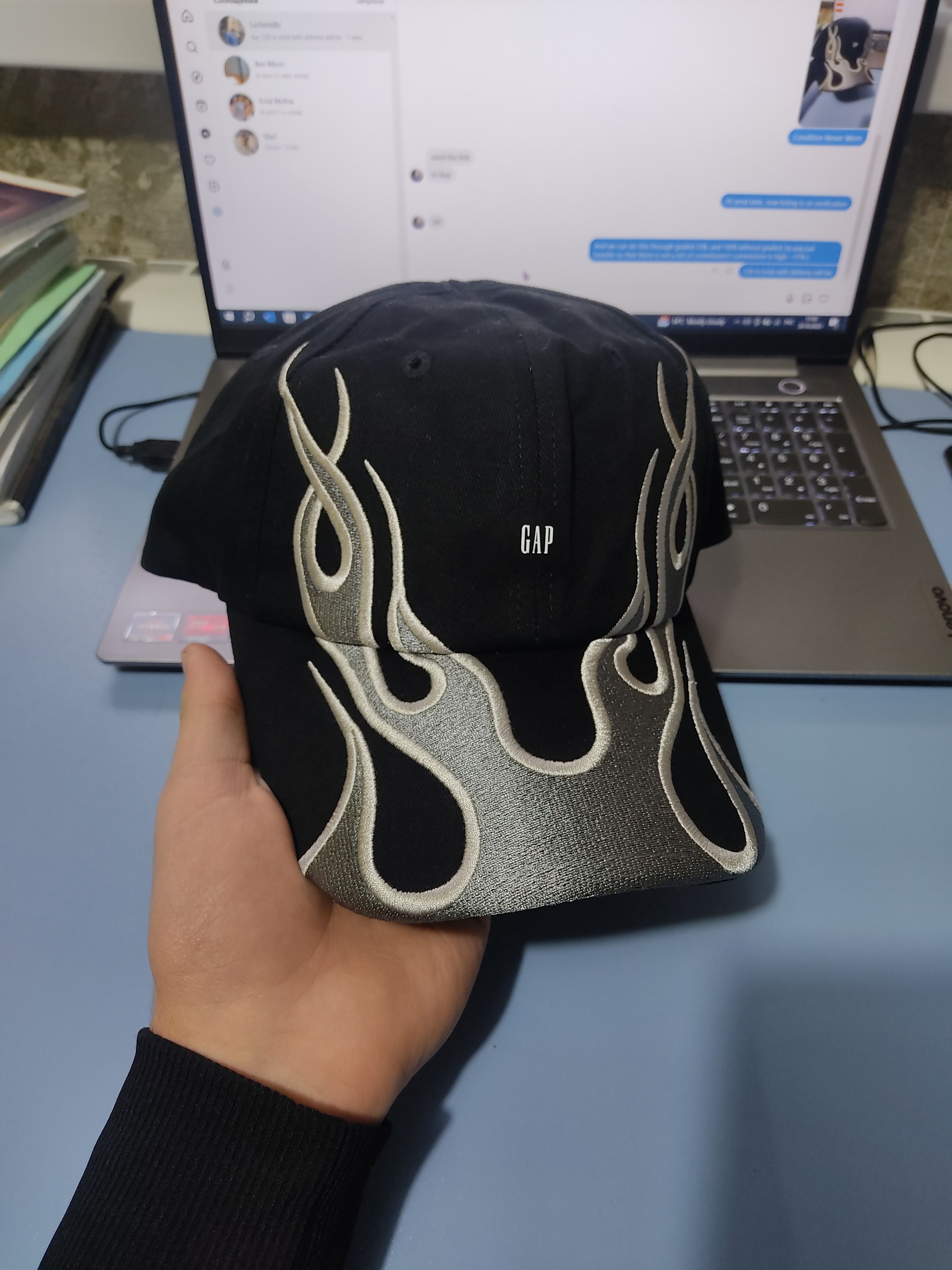 Balenciaga Yeezy Gap Flame Cap Engineered by Balenciaga | Grailed