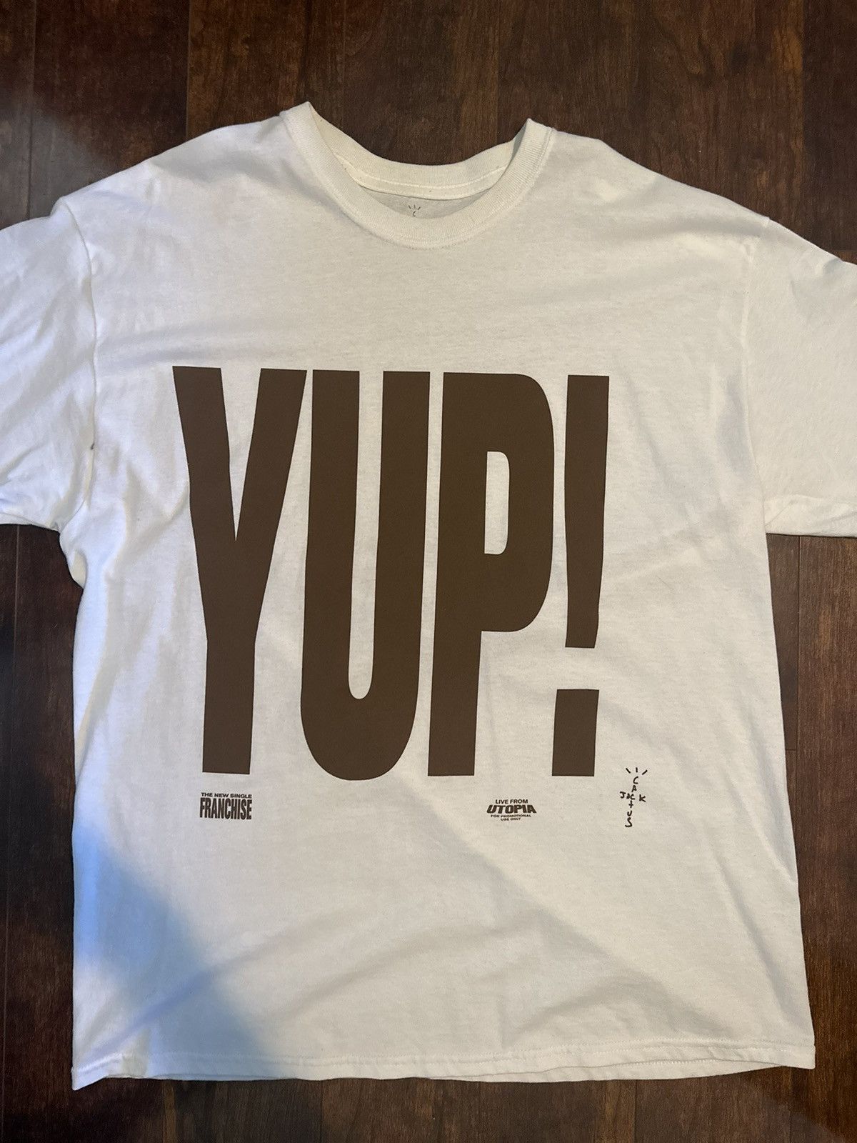 Travis Scott TRAVIS SCOTT YUP TEE | Grailed