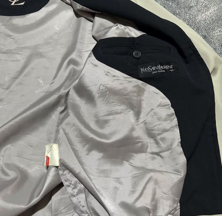 Vintage 💥Big Logo💥Vintage Yves Saint Laurent x Ysl Jacket | Grailed