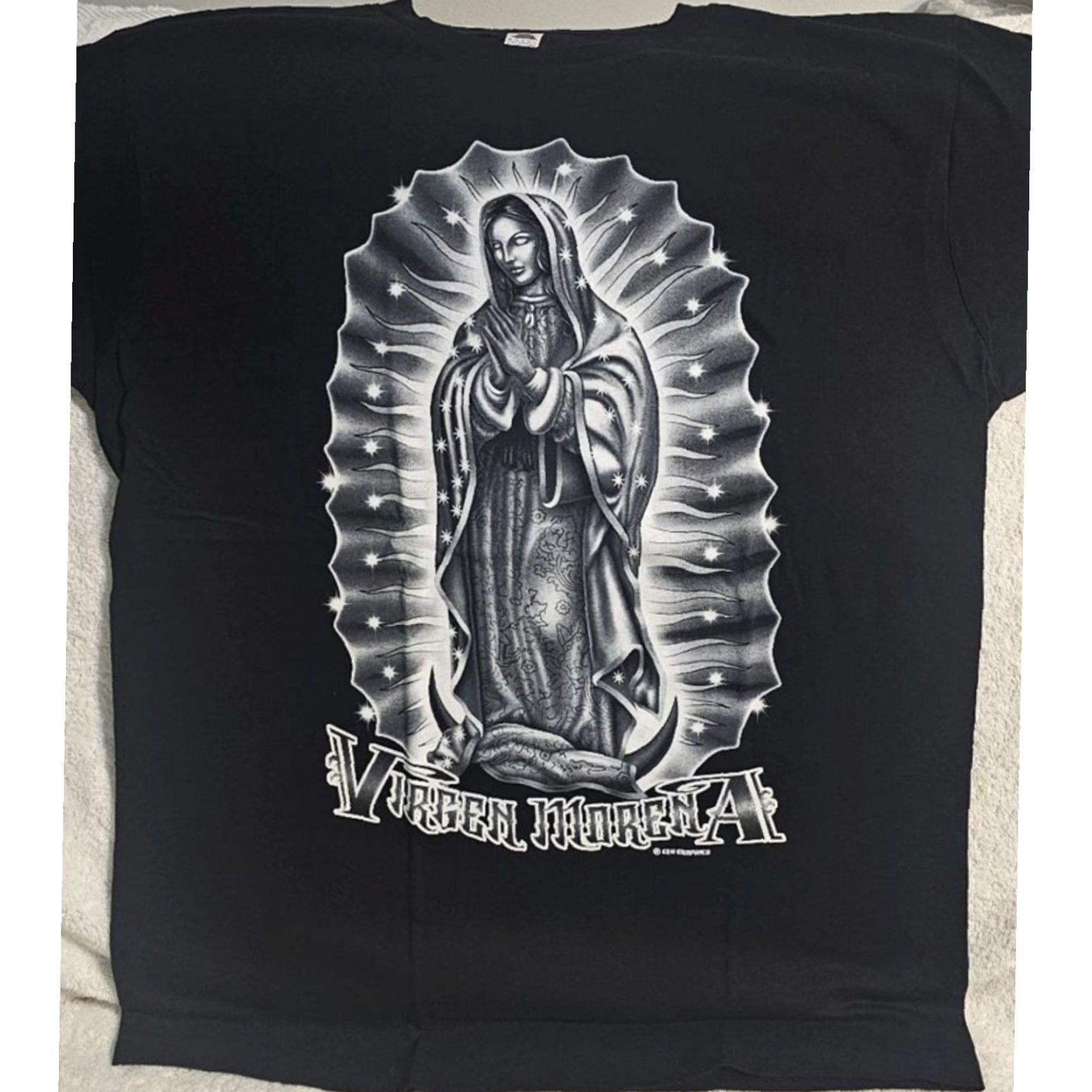 Vintage Virgin Mary Our Lady of Guadalupe Virgen Morena Star Devotional ...