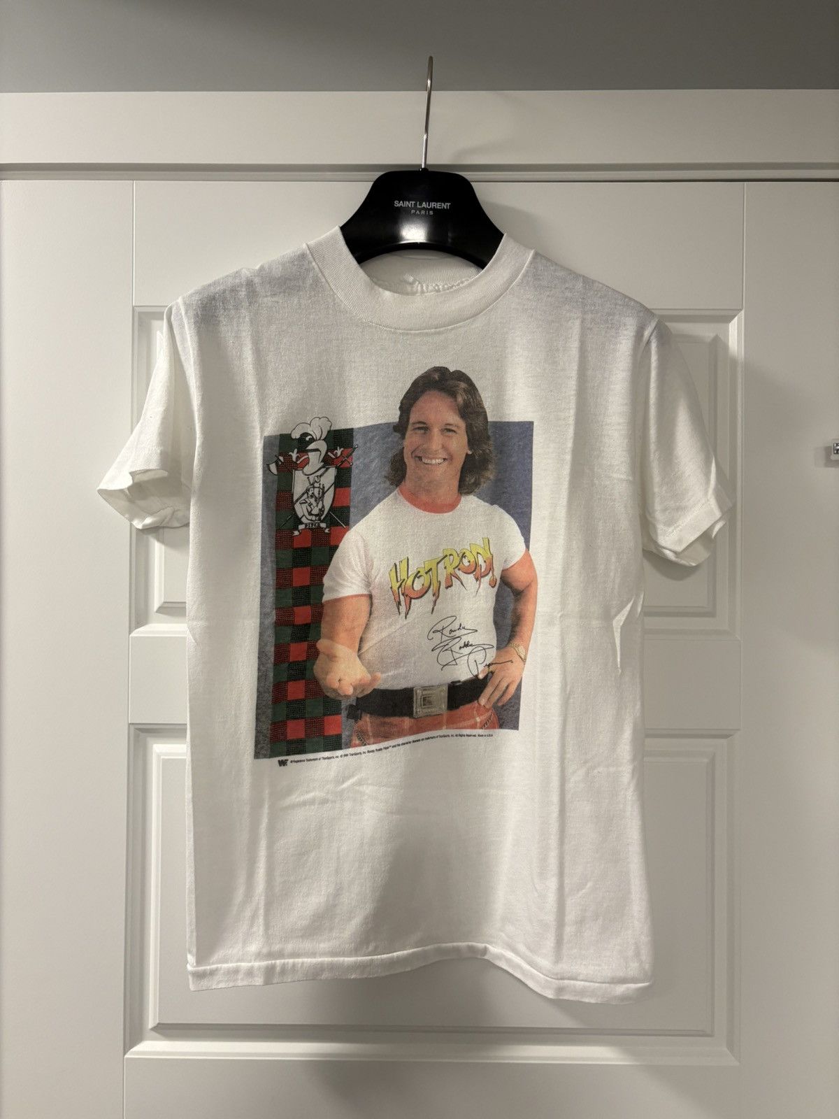 WWF WWF Vintage 1990 Rowdy Roddy Piper Hot Rod rare wwf t-shirt | Grailed