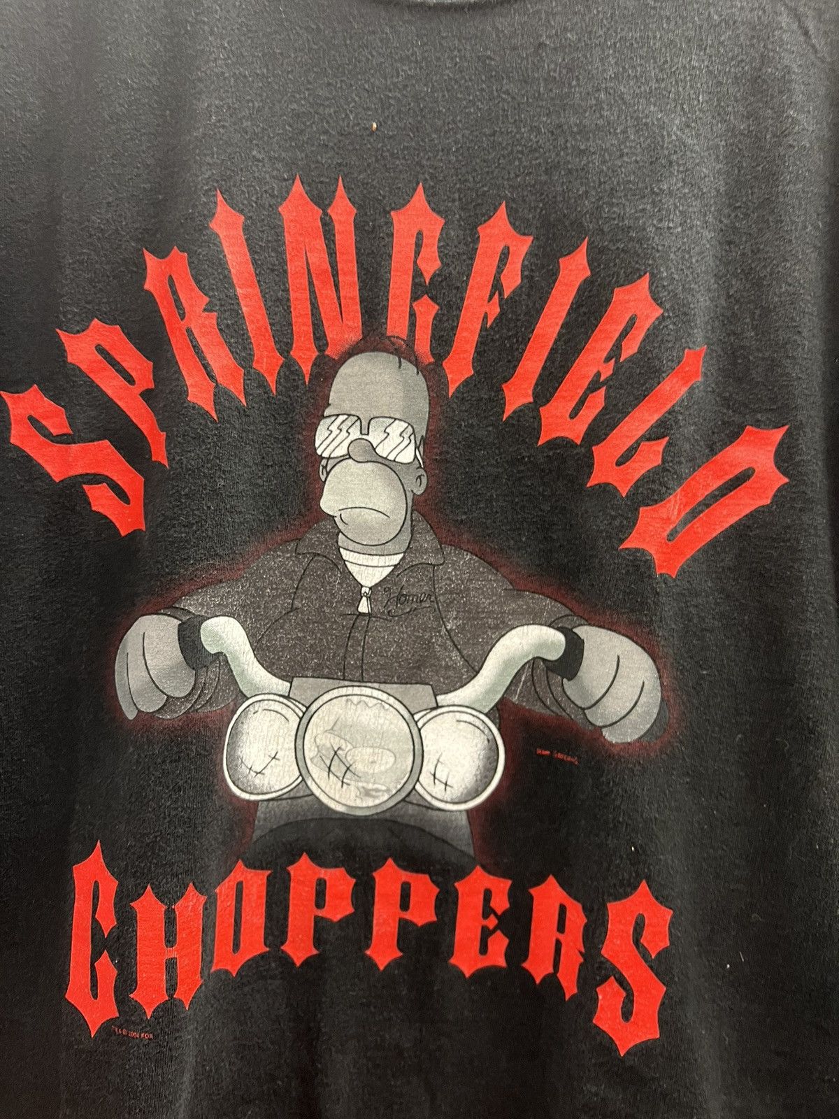 The Simpsons × Vintage Vintage Homer Simpson Springfield Choppers ...