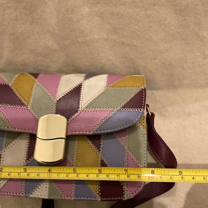 Sezane RARE RARE NWT SEZANE milo mini Lilac/ Multicoloured Patchwor ...
