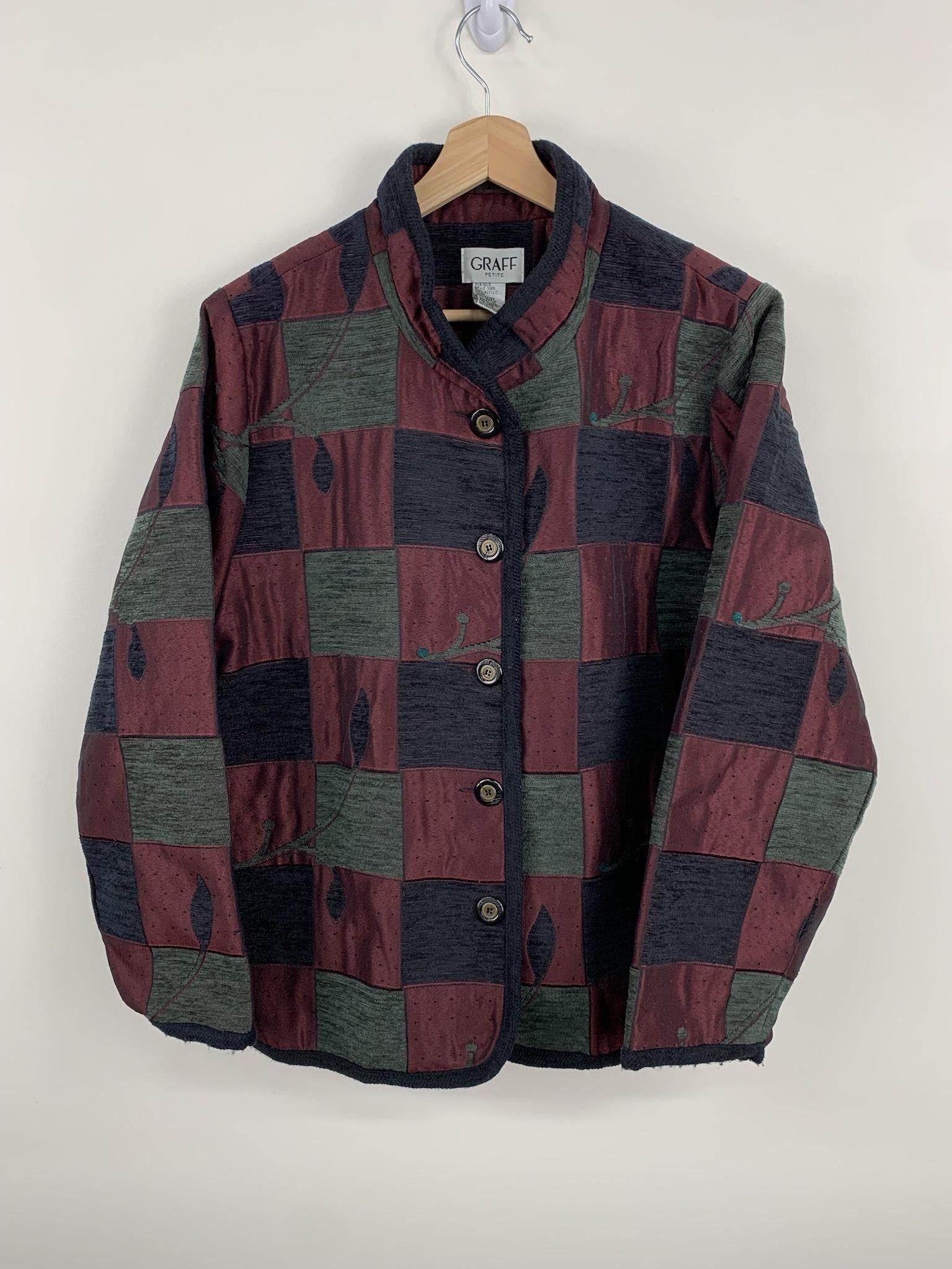 Luxury × Vintage Vintage Graff Patchwork Cardigan Jacket | Grailed