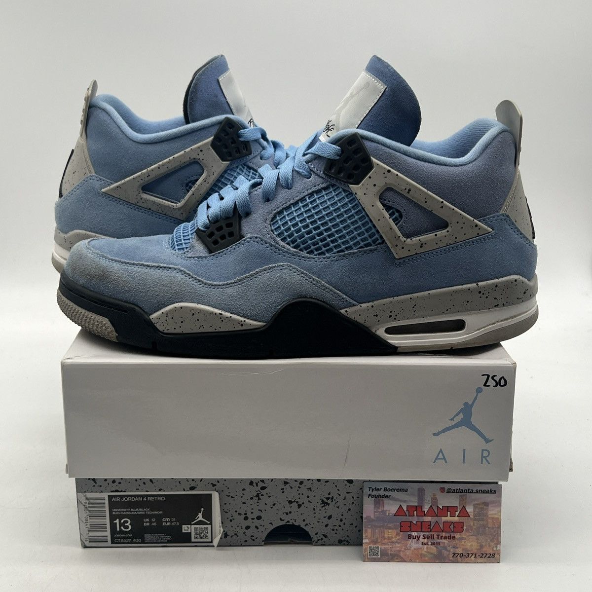 Jordan Brand Air Jordan 4 university blue | Grailed
