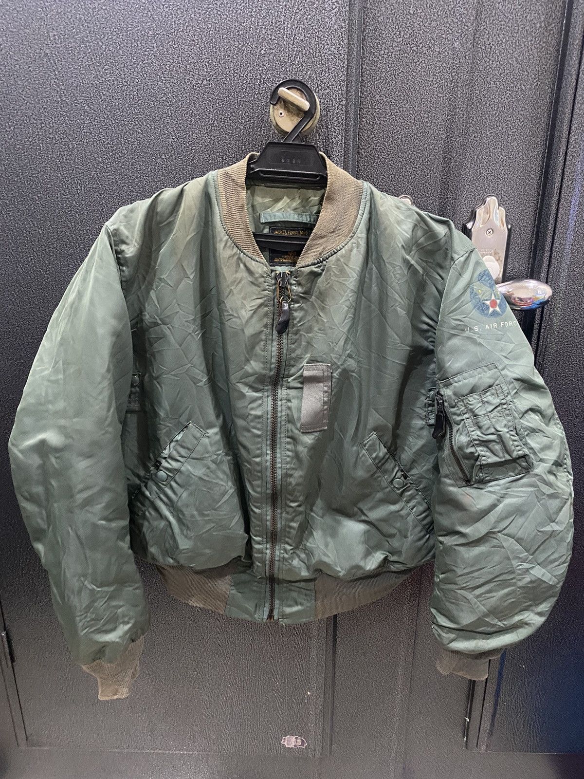 Alpha Industries × Bomber Jacket × Vintage Vintage Alpha Industries Type MA-1 Bomber Jacket ...