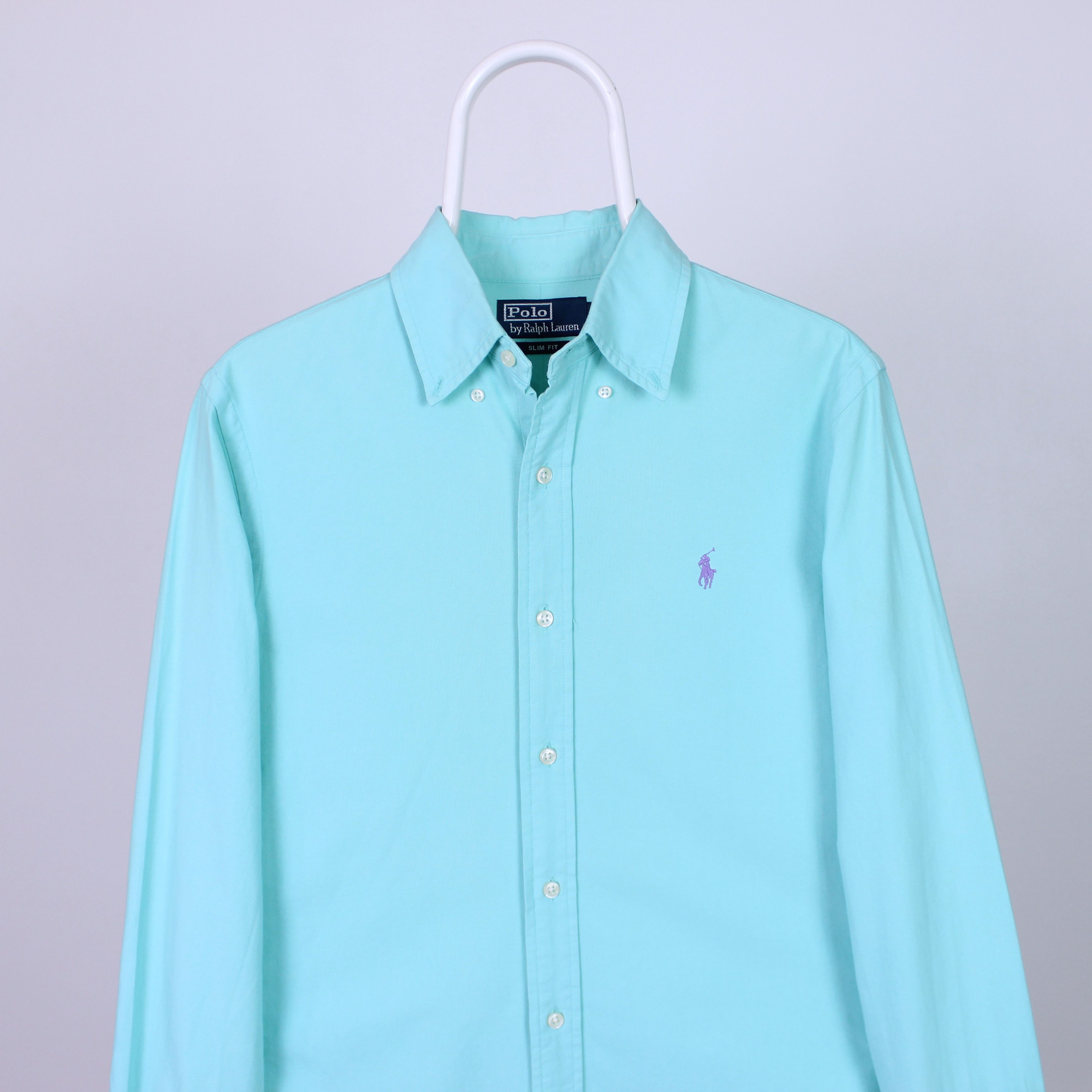 Ralph Lauren Polo Ralph Lauren Shirt S Slim Fit cotton Blue Button Ups | Grailed