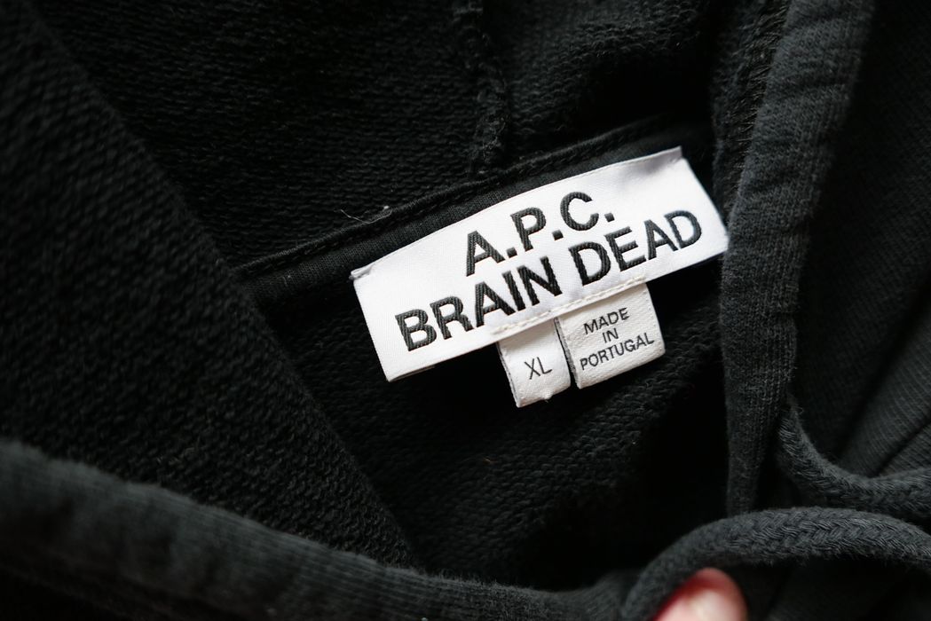 A.P.C. APC x Brain Dead Future Shock Hoodie | Grailed