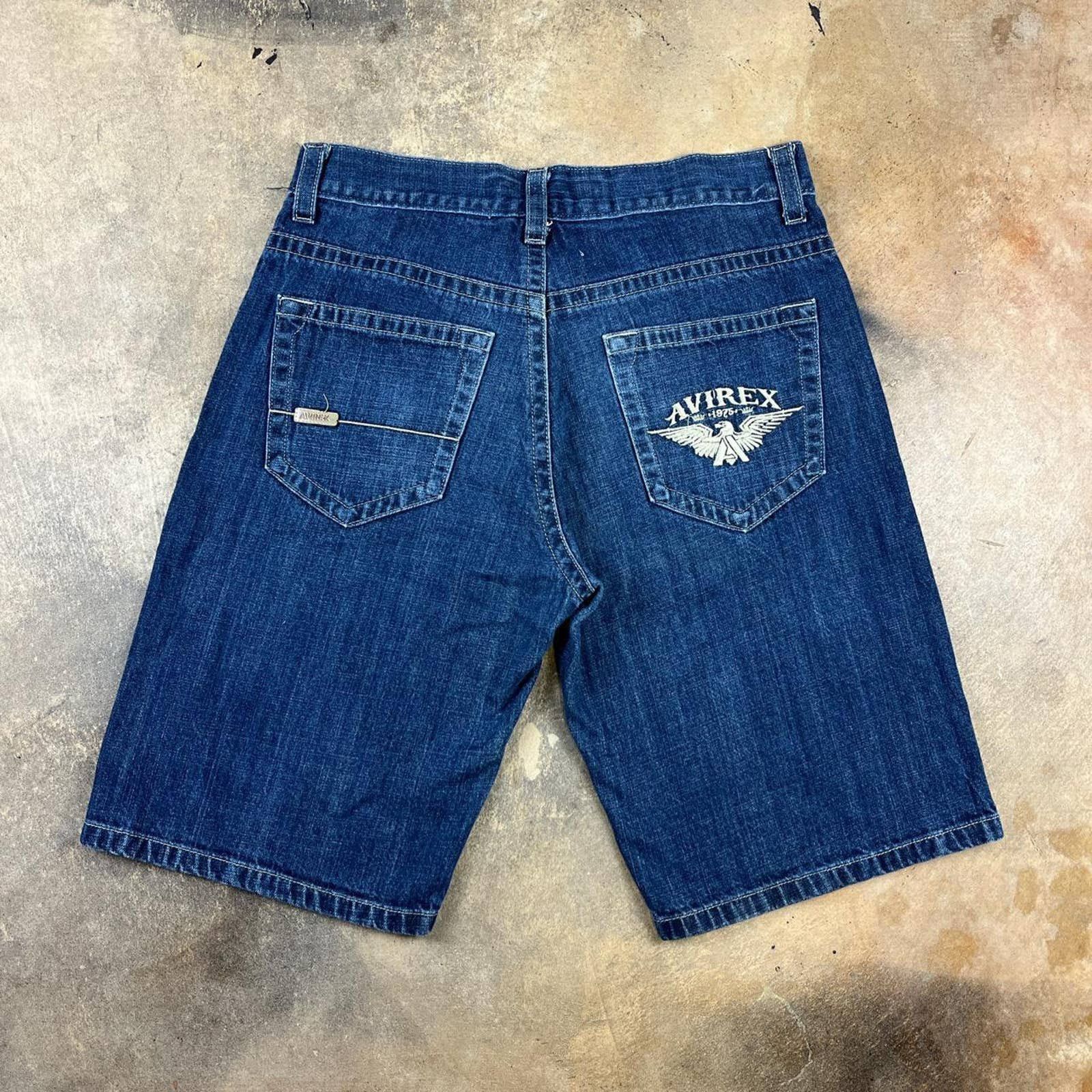 Avirex Y2k Avirex Demim Shorts | Grailed