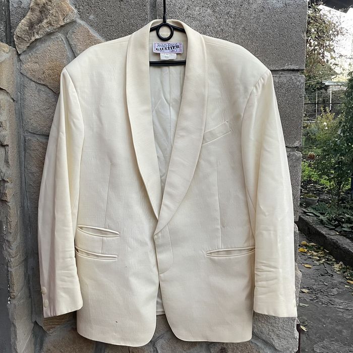 Jean Paul Gaultier Vintage 80’s Jean Paul Gaultier Gibo 1 Button Blazer ...