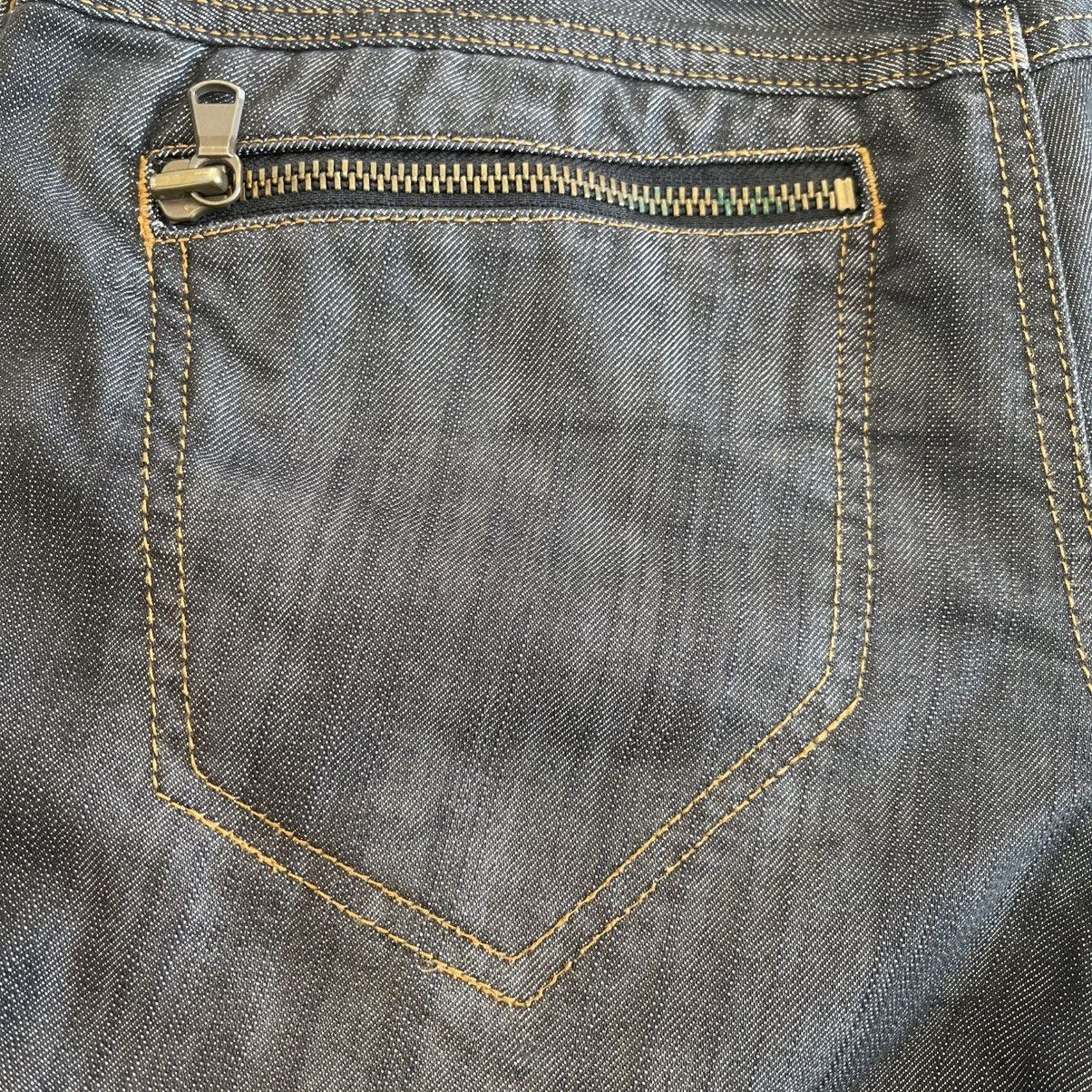 Morgan Homme 10th Anniversary Edition Two-Tone Stripe Denim Jeans | Grailed
